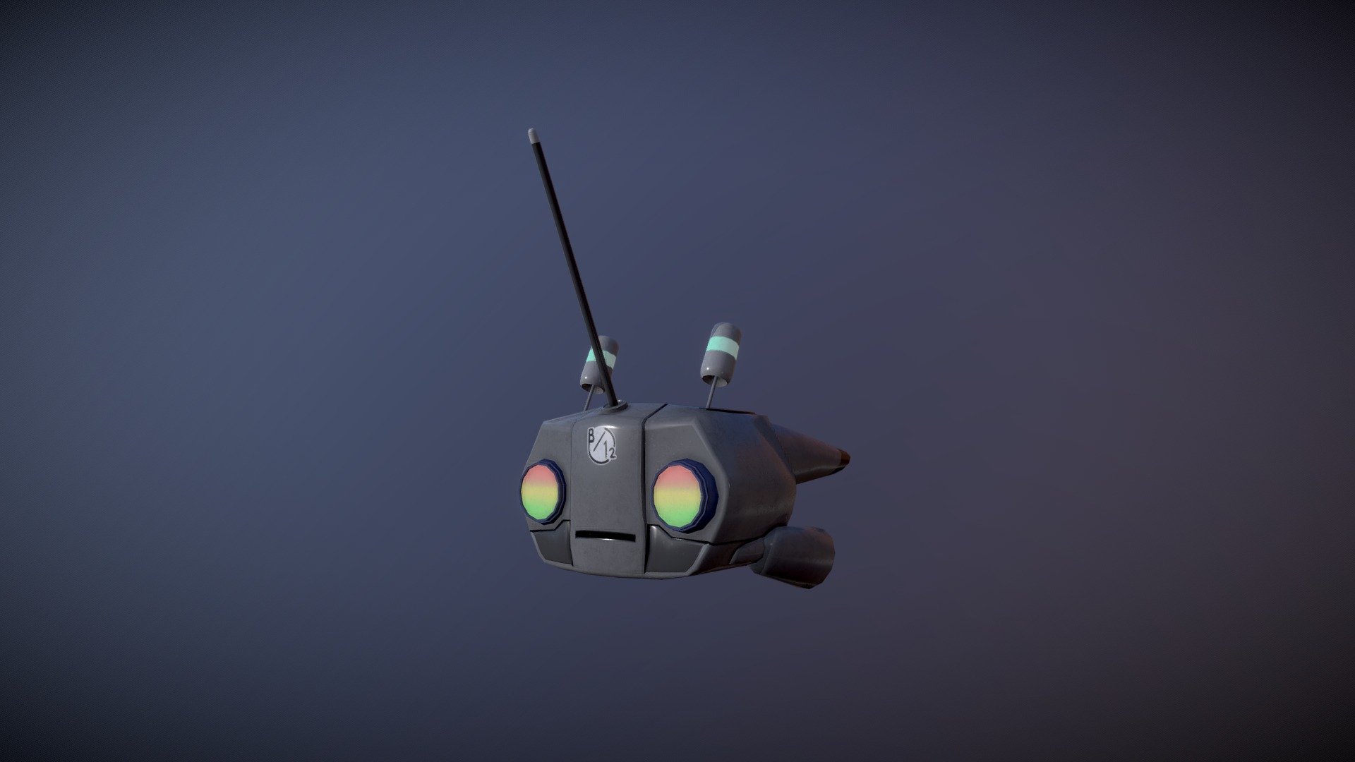 Robot (inspired by B-12 from "Stray") - 3D model by Brielle Brantner ...