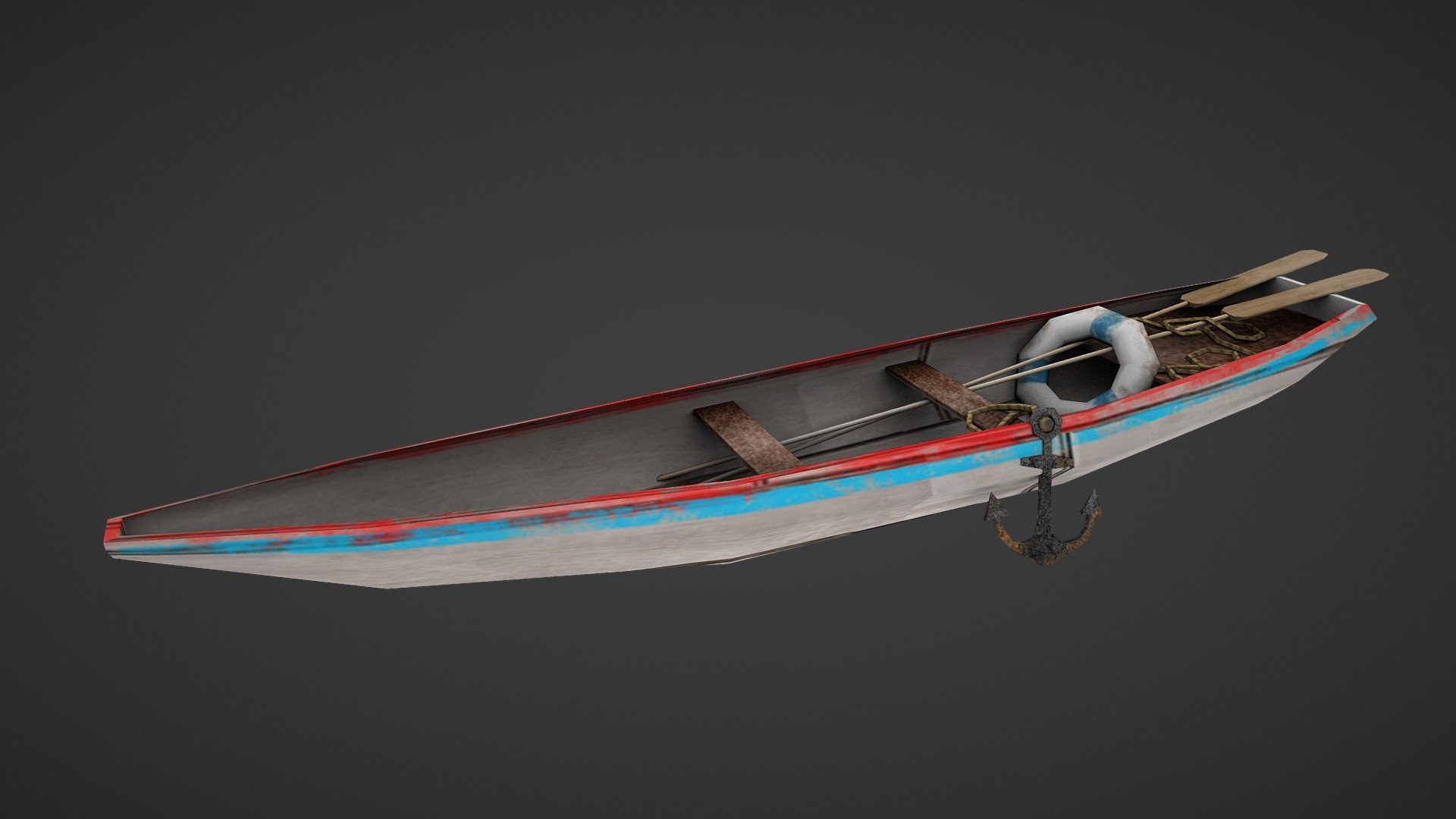Low polly boat prop. - 3D model by MattiasVandenSaffele [52cfef8 ...