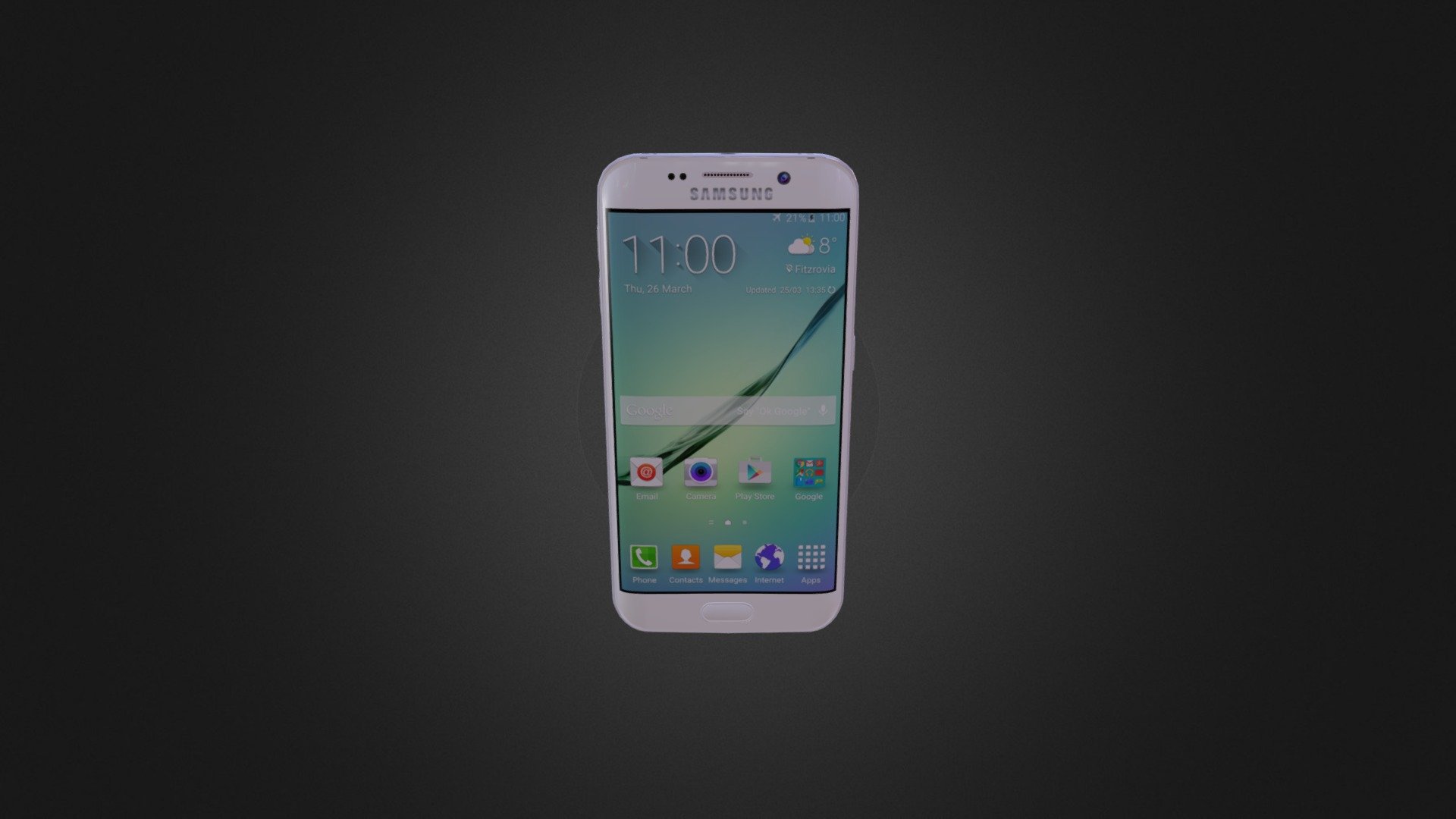 SAMSUNG S6 EDGE 3D VERSION - 3D model by shankar1984 [52d04de] - Sketchfab