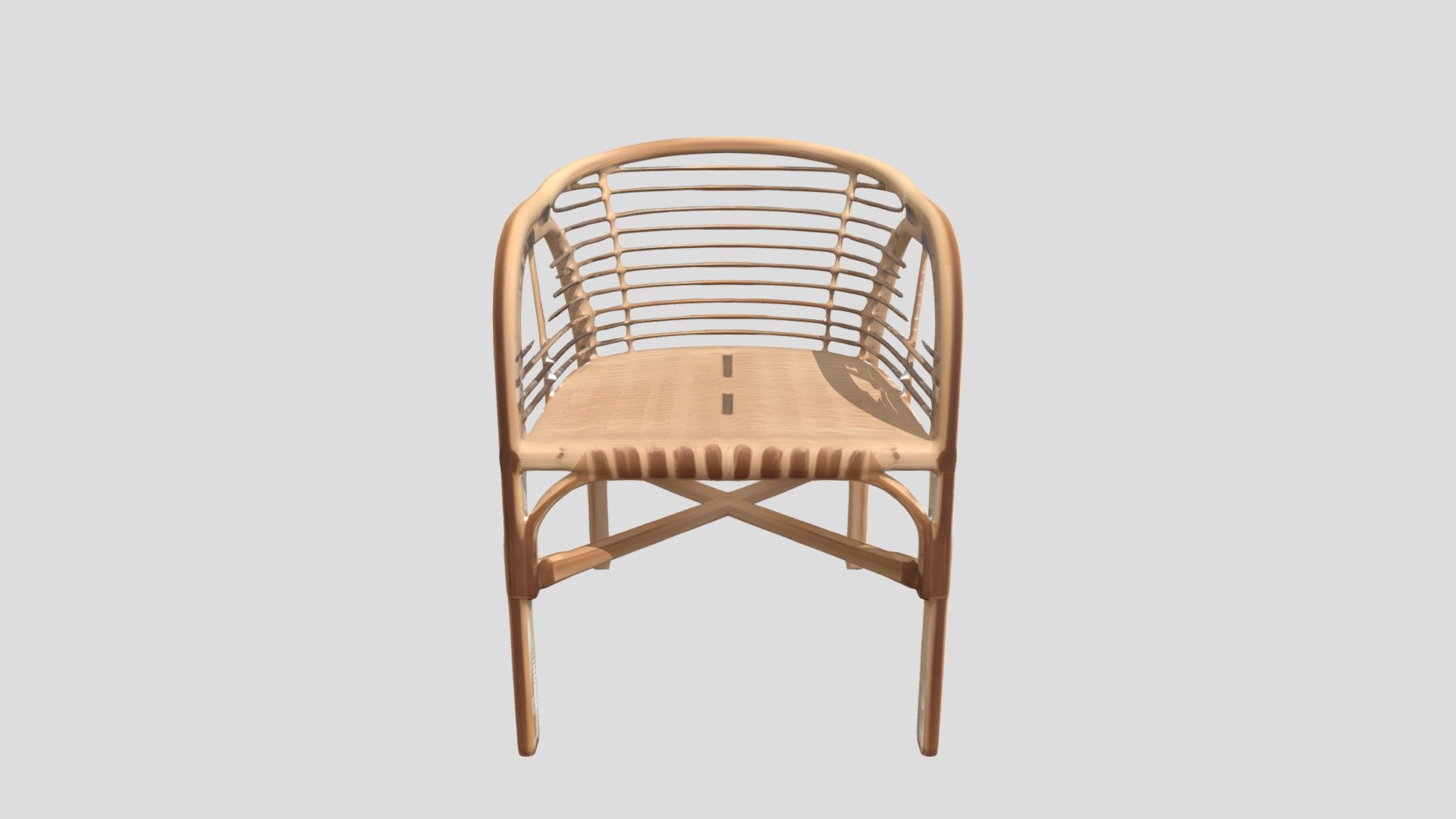 Wicker chair - 3D model by buingocthaisatimex [52d0a17] - Sketchfab