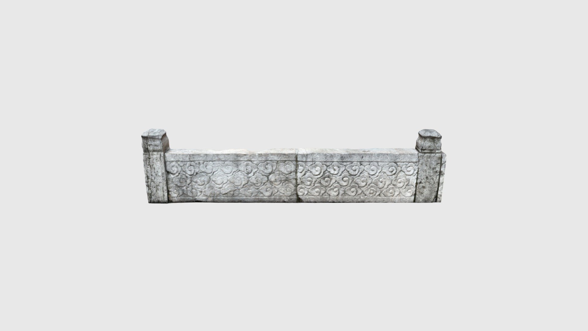 Chinese Stone Bridge Railing - 3D model by Daichen Wang (@Yearwalk ...