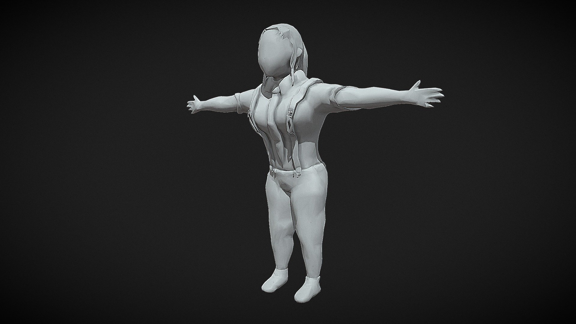 Female Character - Download Free 3D model by Skowster (@skow367 ...