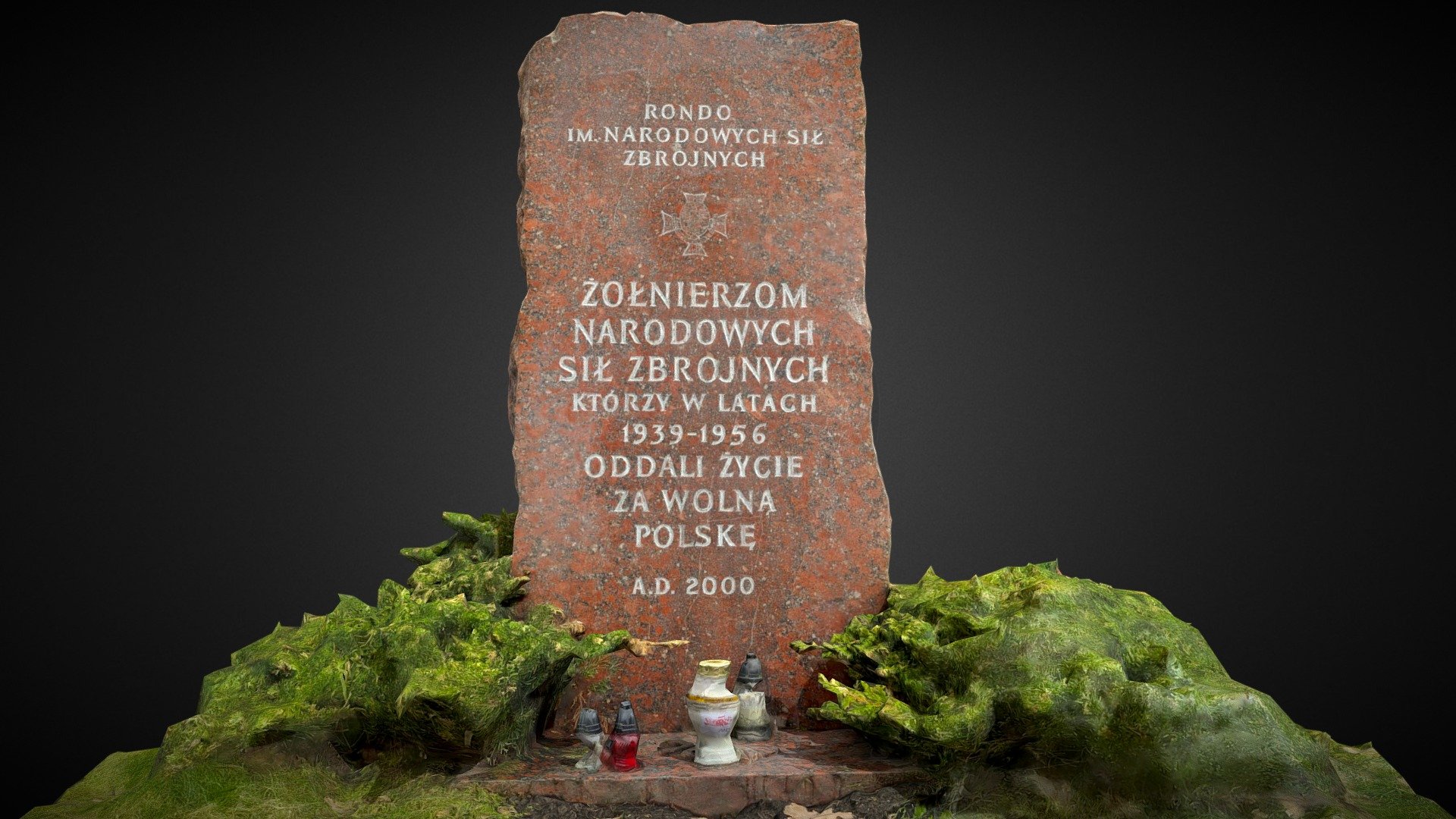 To the soldiers who died for Poland's freedom - Download Free 3D model ...