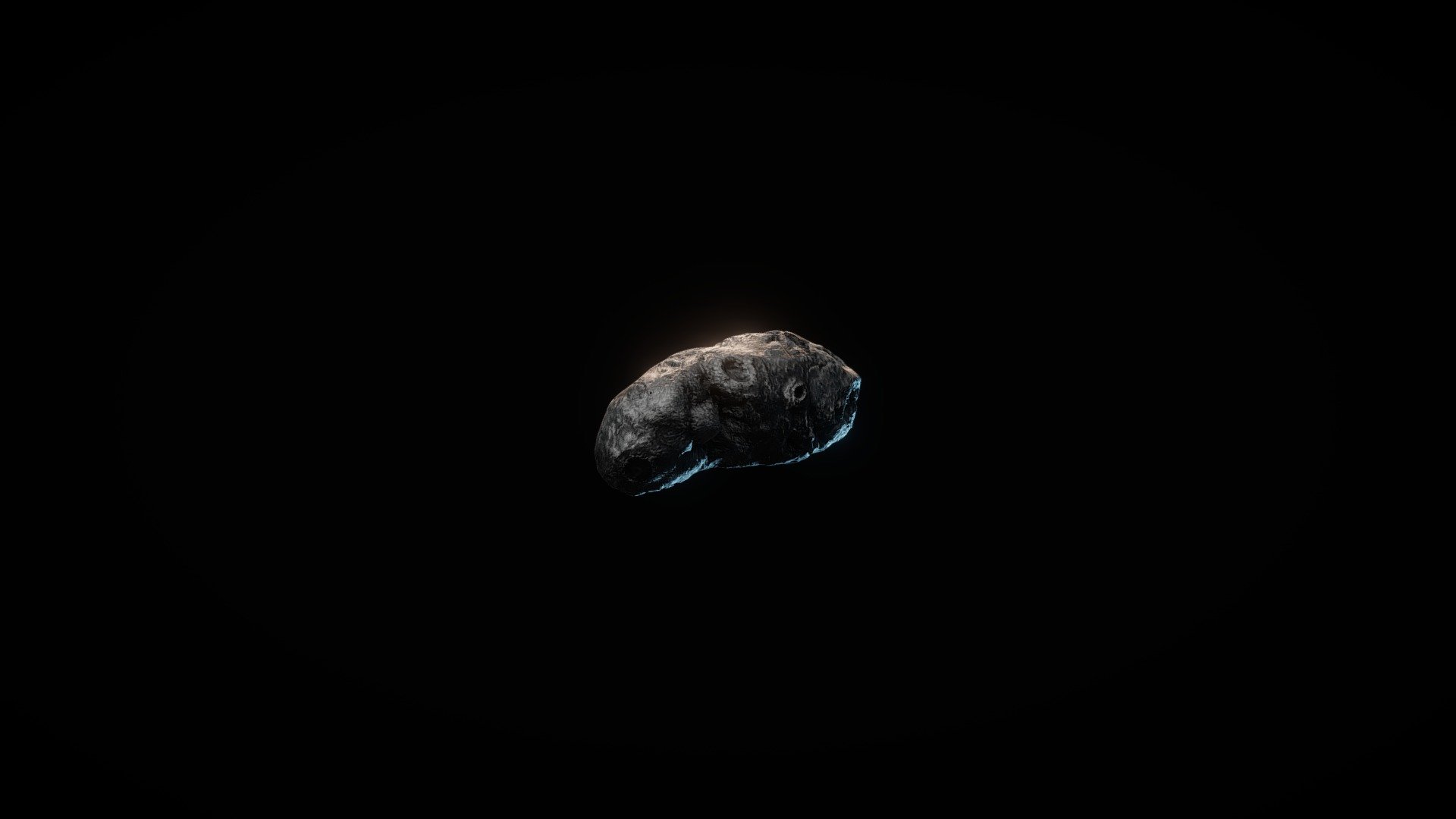 Large Asteroid - 3D model by loafman [52d3a9f] - Sketchfab