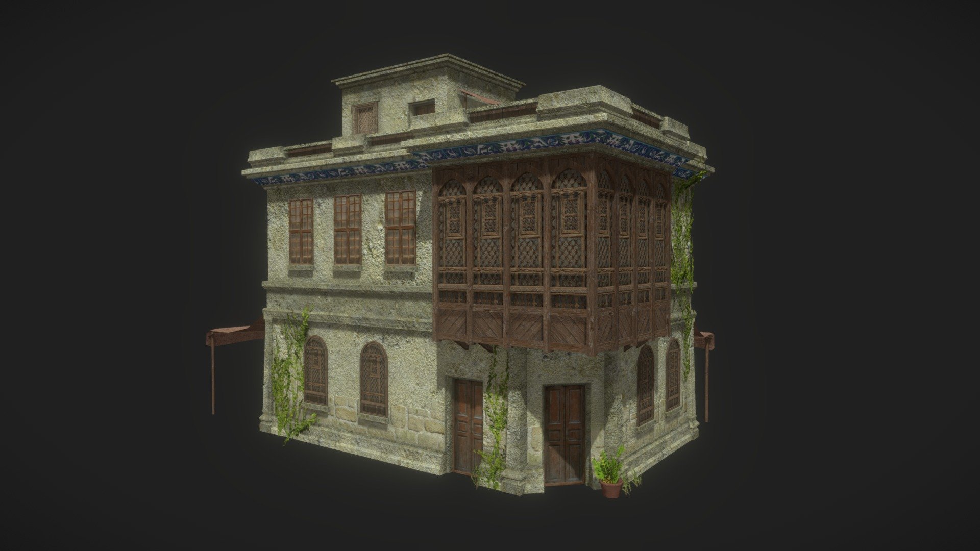 NAND136_TP1_Marsaudon_Thomas_Baghdad_house - 3D model by thomasmarsaudon [52d3e0d] - Sketchfab