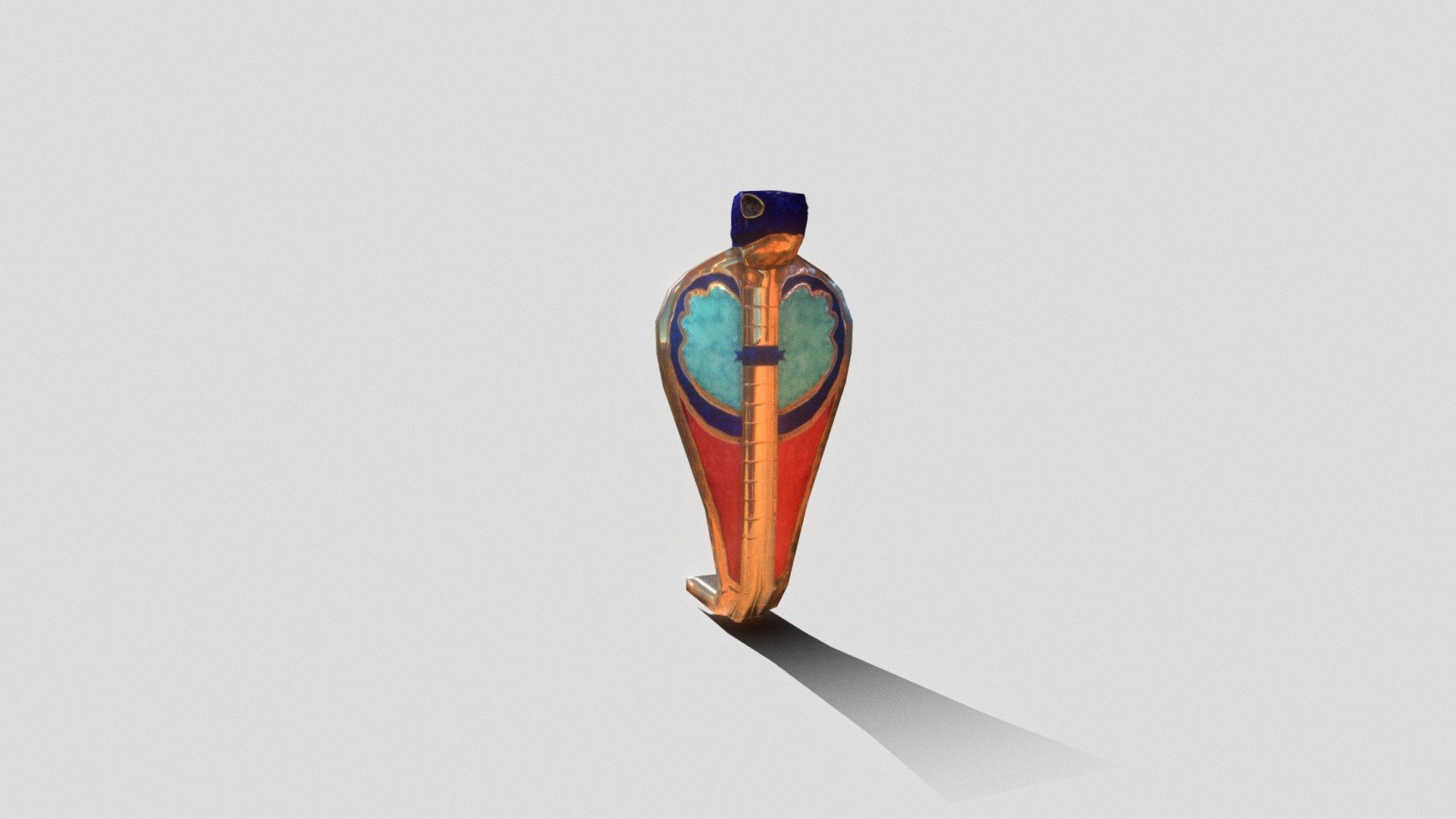 Uraeus for egyptian crown - Download Free 3D model by Matterrazti ...