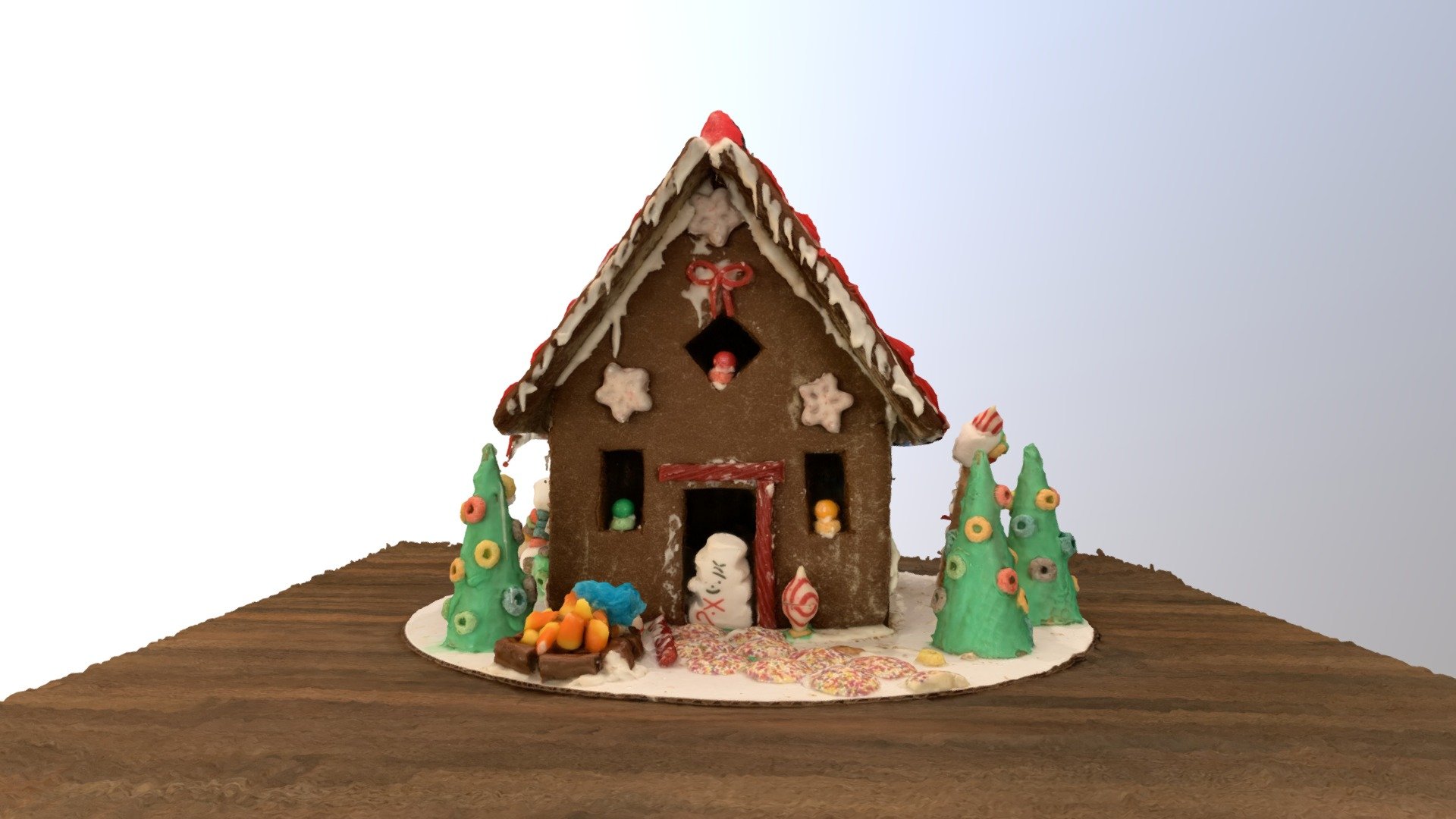 Gingerbread House 2018 - 3D model by rekuhn [52d538e] - Sketchfab