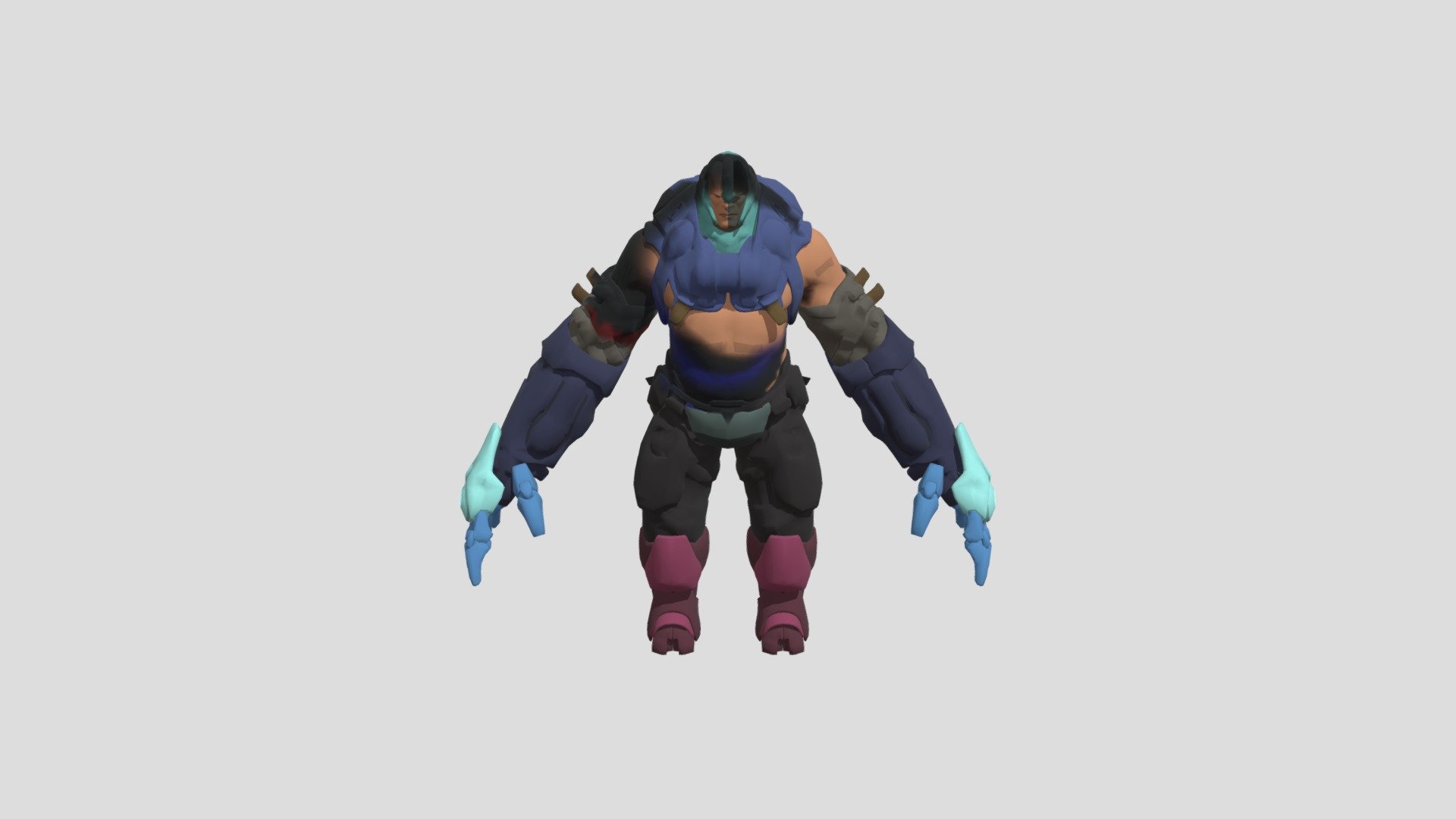 Cyborg Villain - 3D model by marc91 [52d57ef] - Sketchfab