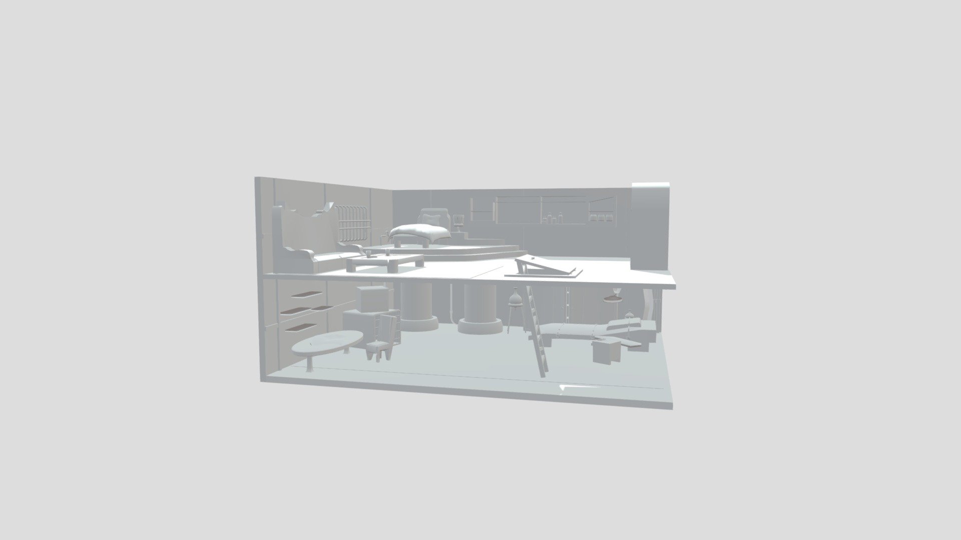 Incomplete 3 MY ROOM - 3D model by catnip606 [52d6507] - Sketchfab