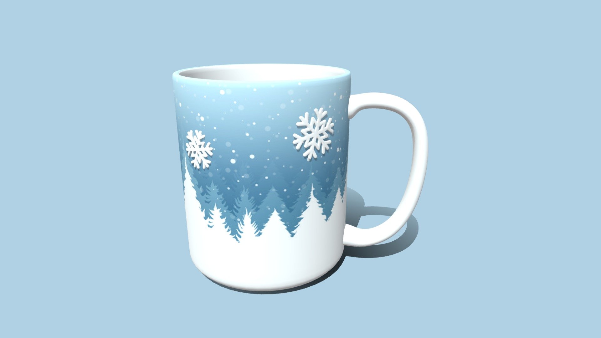 Winter Mug - Download Free 3D model by Render at Night (@Render_at ...