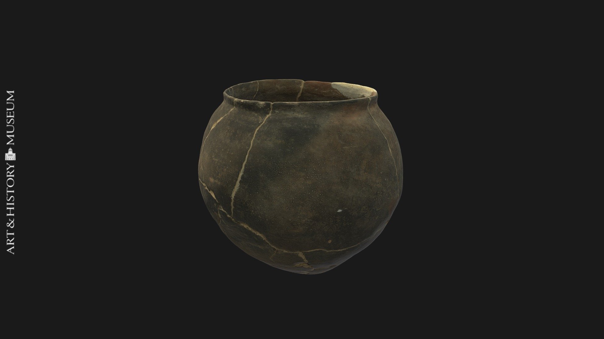 Egg-shaped pot with small opening & flaring rim - Download Free 3D ...