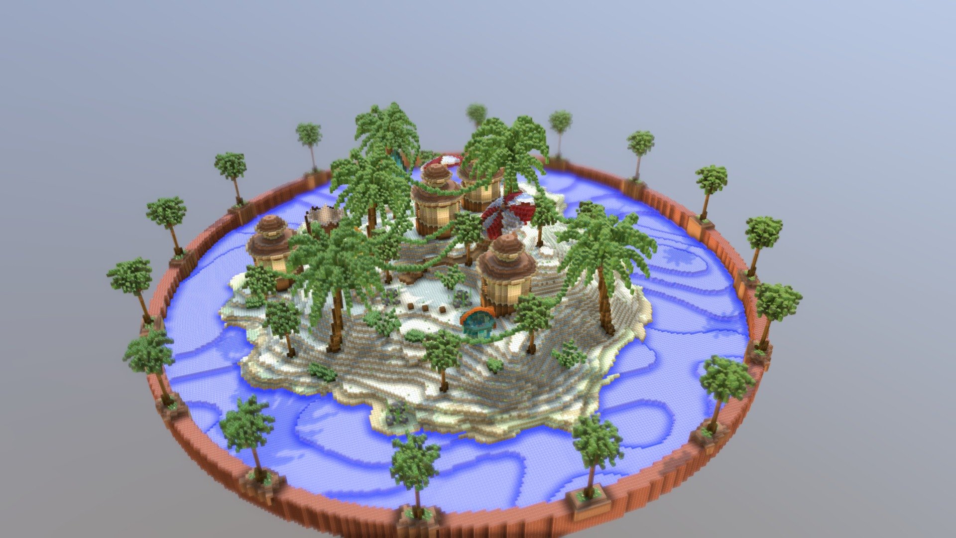 UHC Spawn - 3D model by Bazhy (@Bazhy_) [52dba88] - Sketchfab