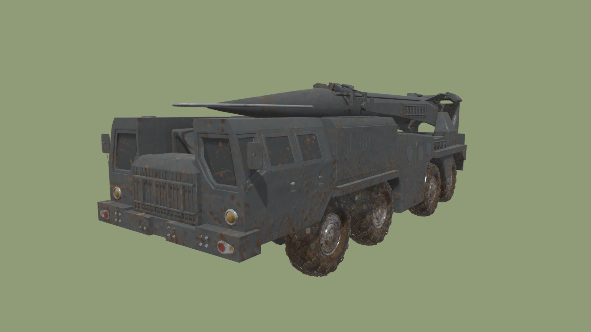 Textured Scud Launcher - Download Free 3D model by Stellarstro [52dd979 ...