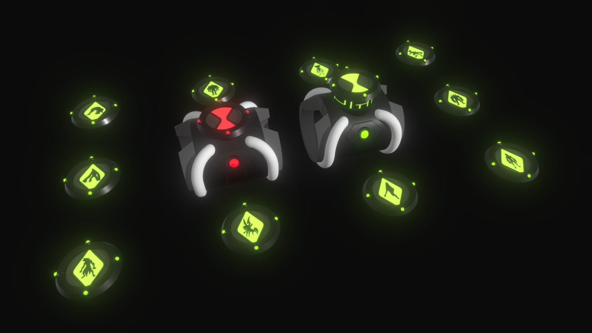 Ben10 Omnitrix - Buy Royalty Free 3D model by HUSH 3DART (@HUSH3DART ...