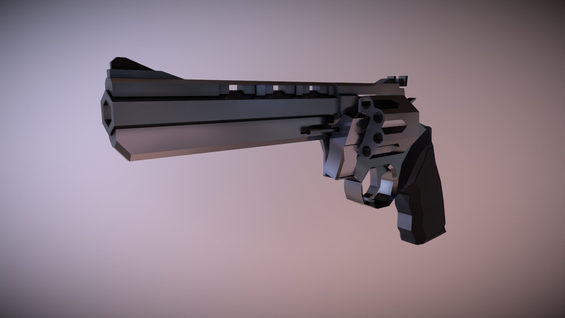 .44 Magnum [Low Poly] - 3D model by BluetoothBoy [52deb55] - Sketchfab