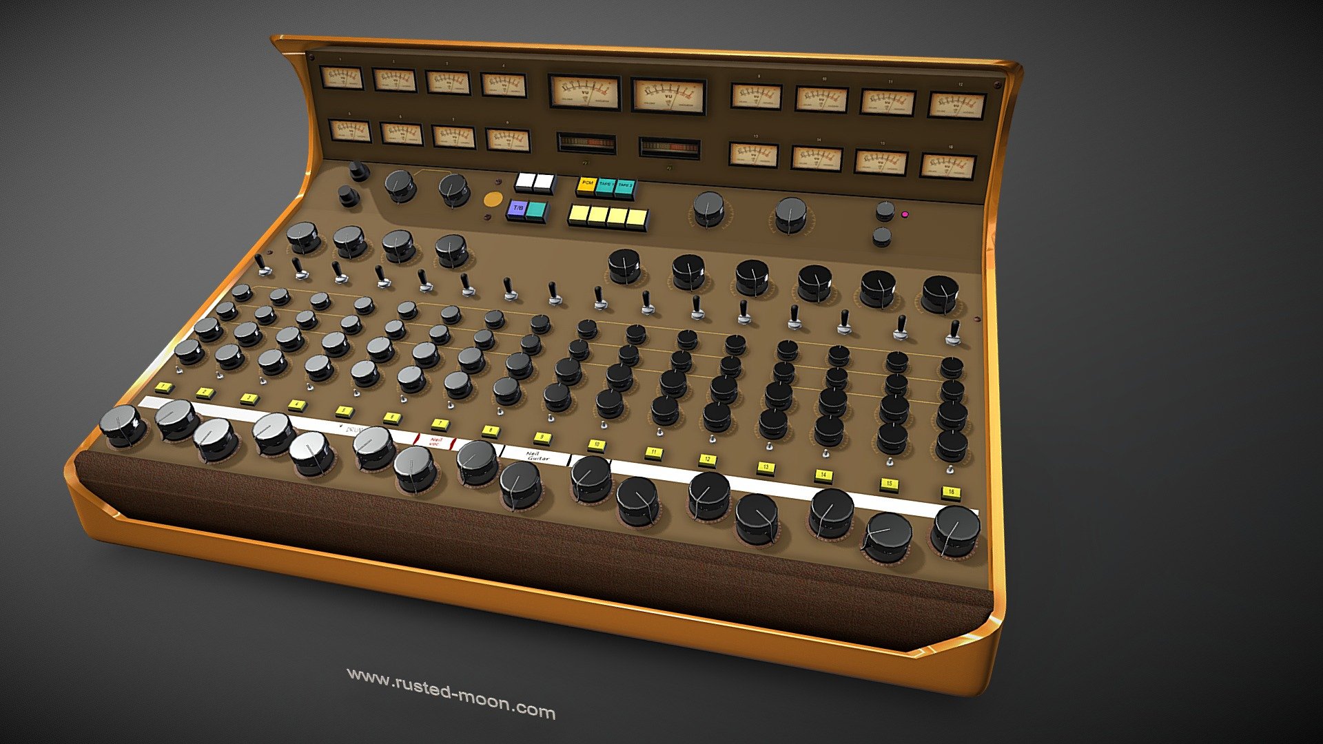 Brass Board - 3D model by Rusted Moon (@rusted-moon.com) [52dec39 ...