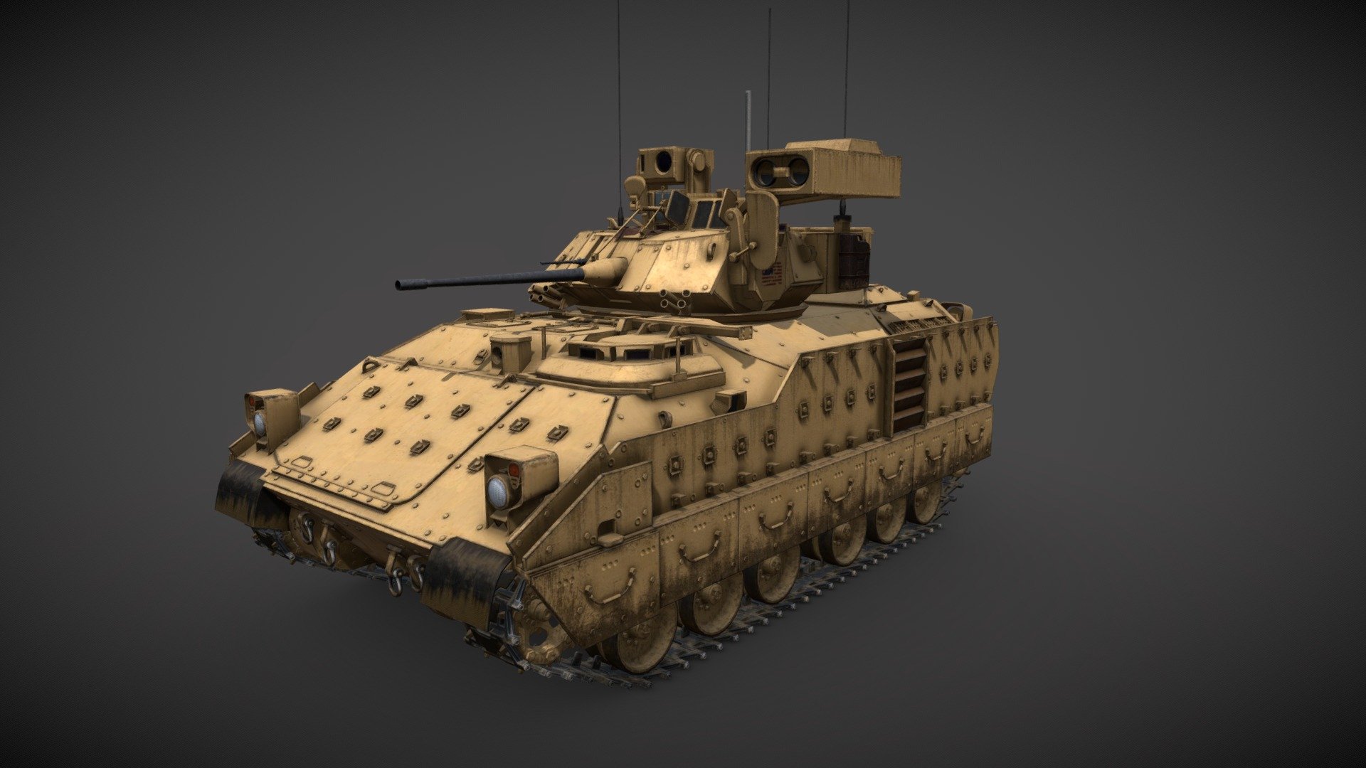 Bradley M2A3 - Buy Royalty Free 3D model by youssef.koumi [52df606] - Sketchfab Store