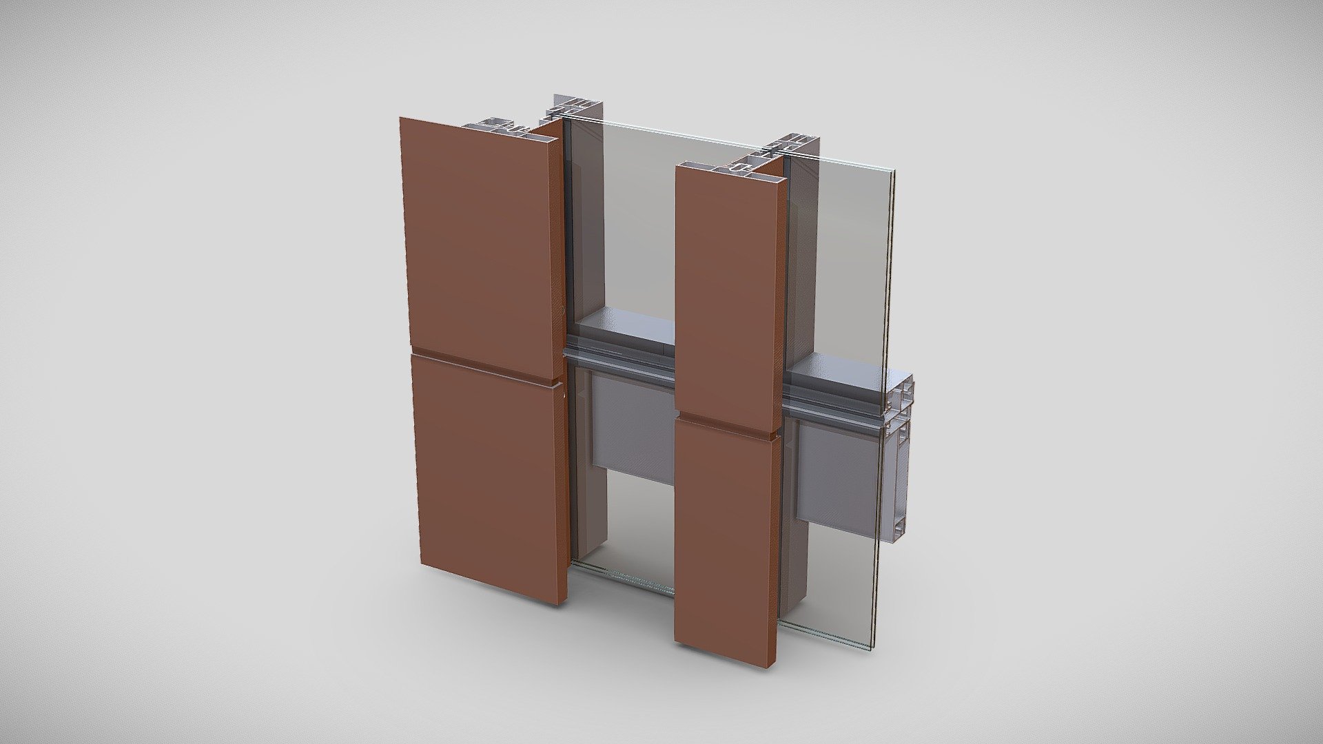 Stainless Steel Cladding Model R2 - 3D model by Prism (@prismfacades ...