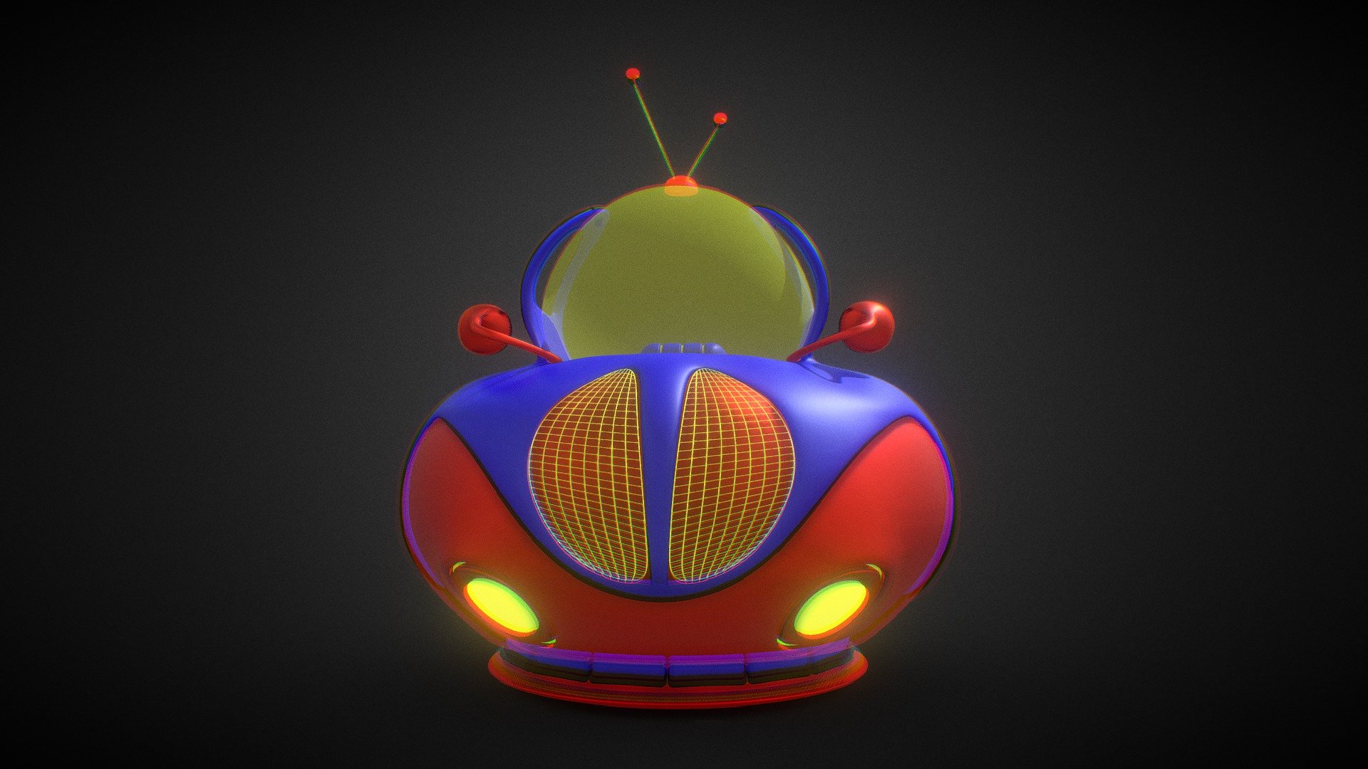 Stylized Spaceship - Buy Royalty Free 3D model by wingstech.3d [52e1168 ...