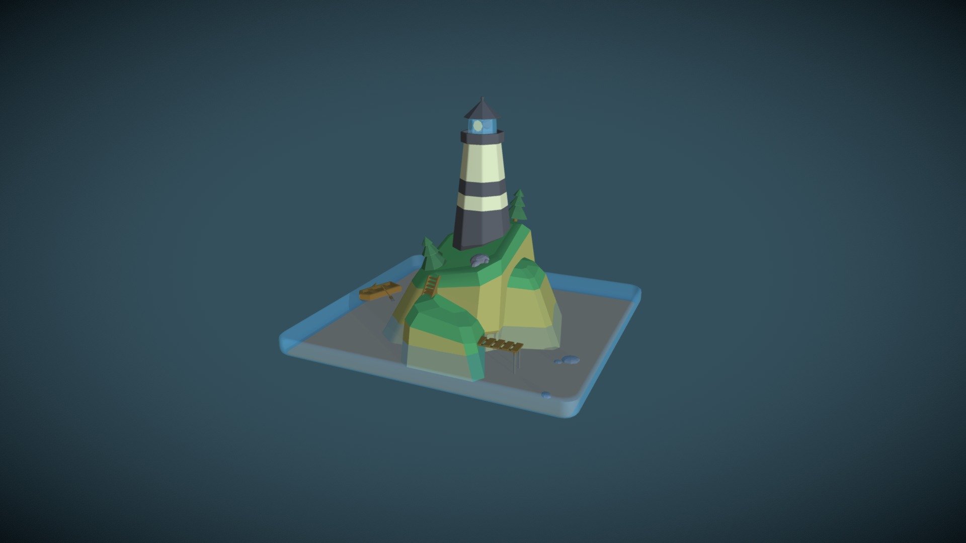Lighthouse_animated - 3D model by DreamsOfDecay (@MariDepuis) [52e154d ...
