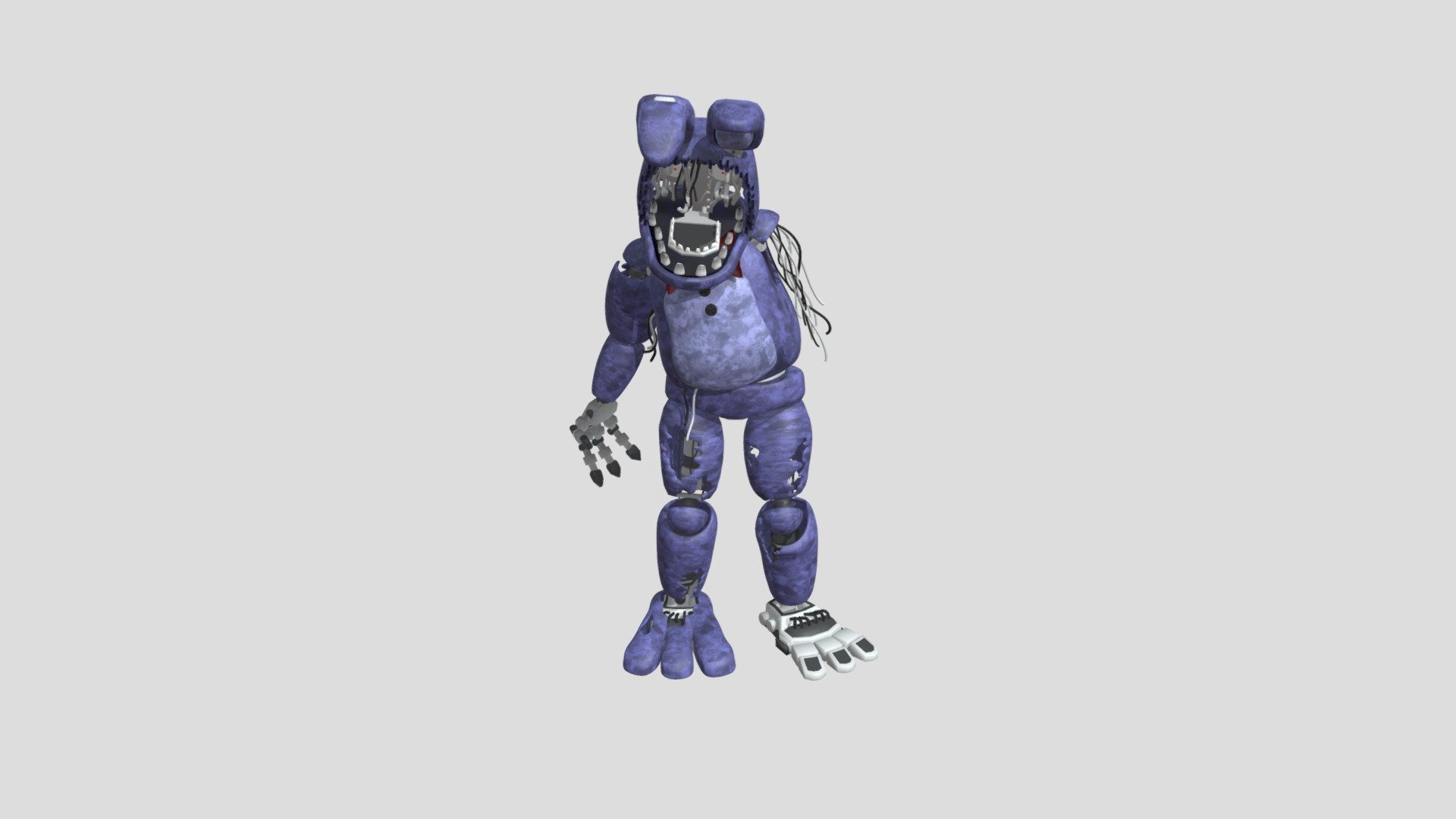 Withered Bonnie - Download Free 3D model by Freddy_Fazbear (@LBSCR_E2 ...