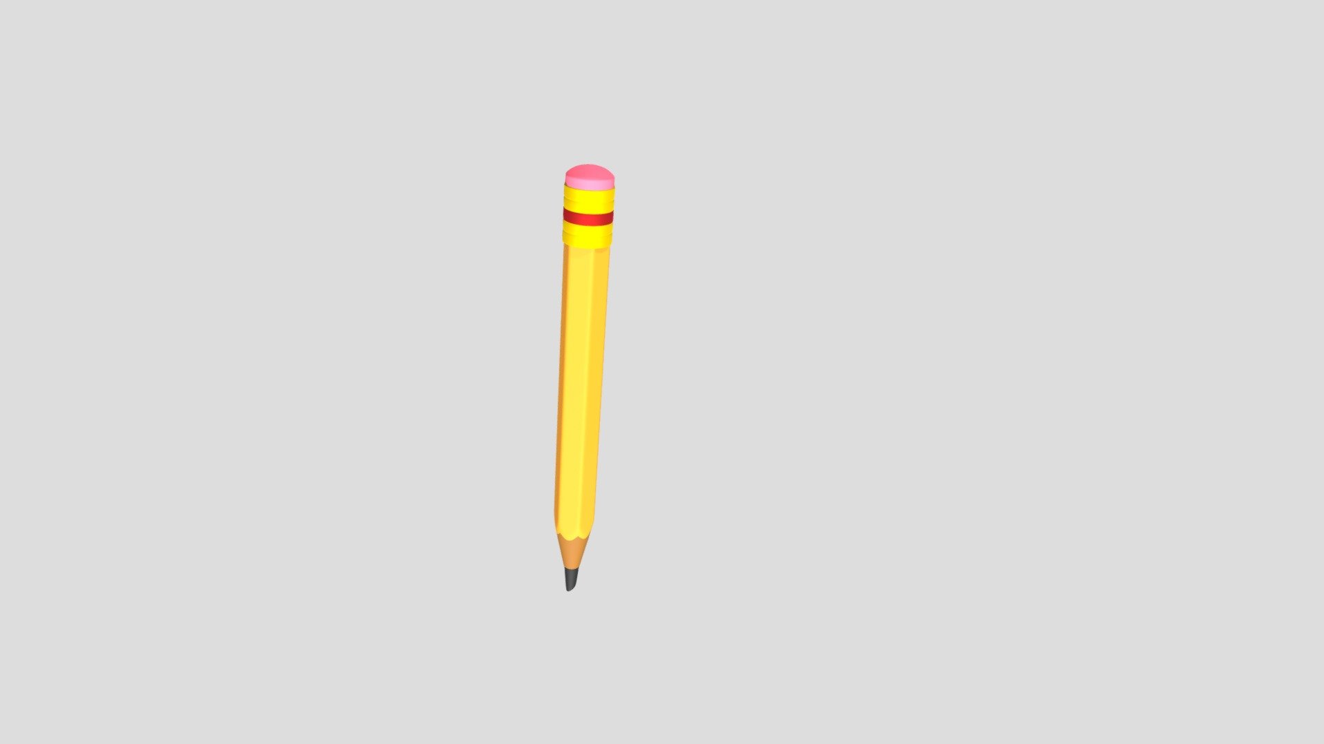 Pencil HPoly - 3D model by Orvar3d [52e2082] - Sketchfab