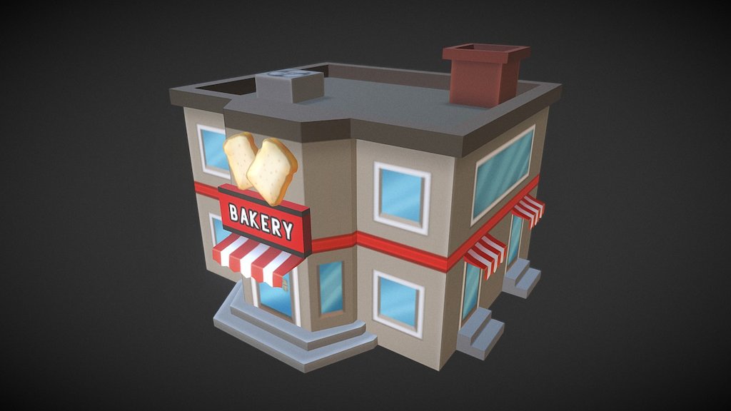 Bakery - 3D model by YOURS (@double2) [52e27f6] - Sketchfab