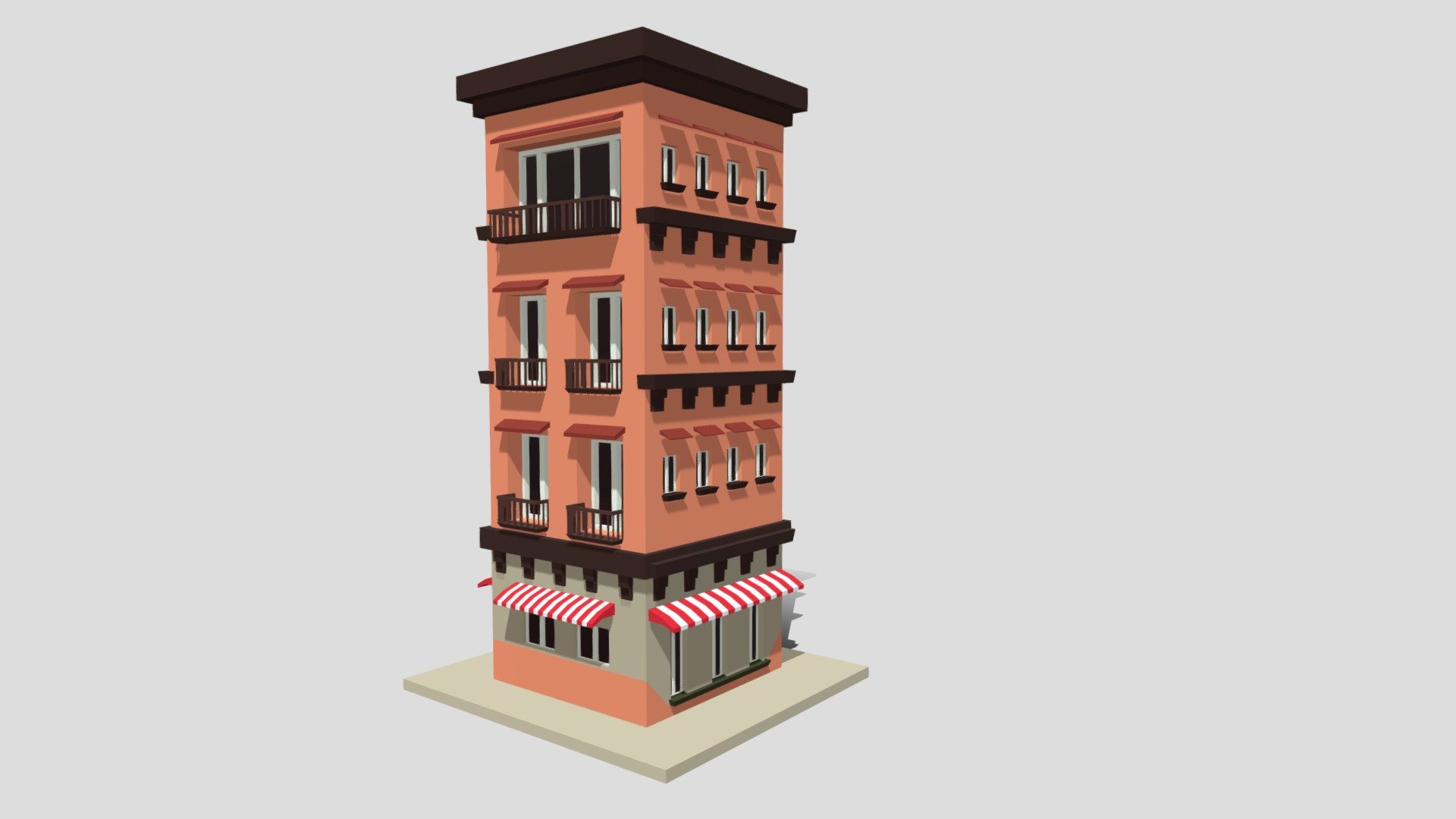 Building Model Low Poly FBX - 3D model by Markus40k [52e31c2] - Sketchfab