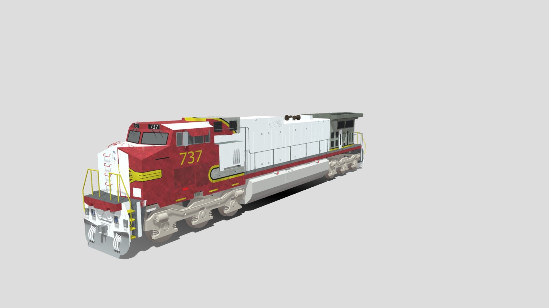 Dash 9 (santa fe) - Download Free 3D model by zairiq zairiq ...