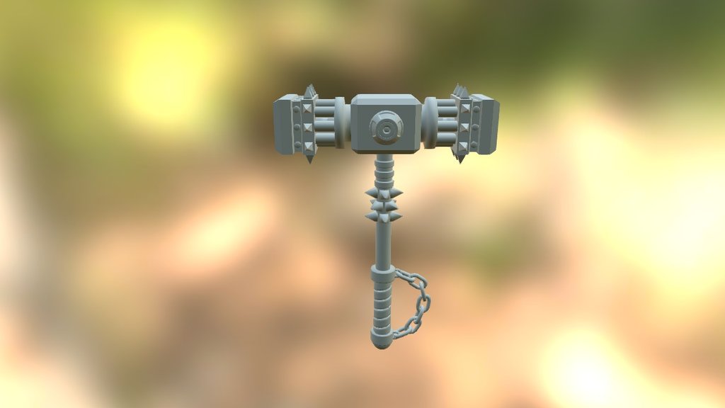 mace model - Download Free 3D model by tok124 [52e40ff] - Sketchfab