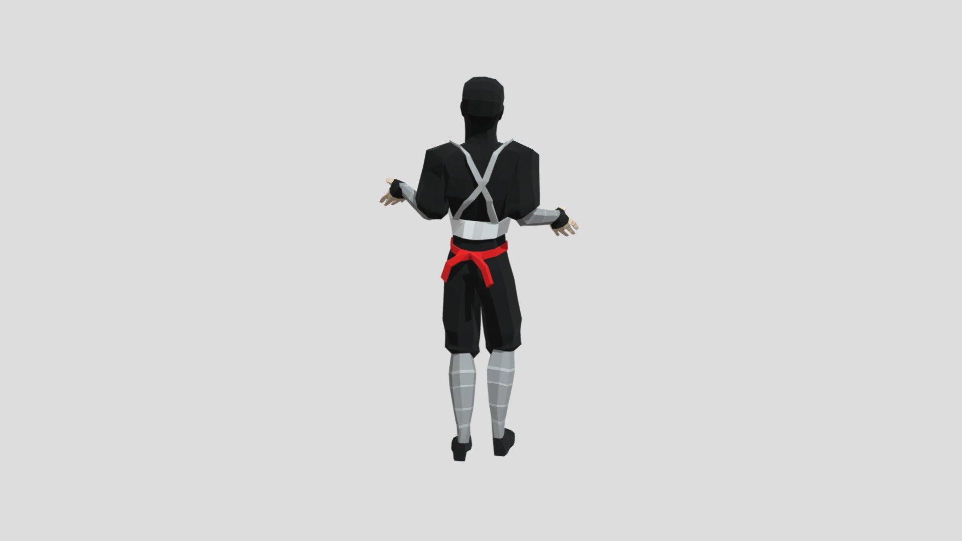 Ninja Animation - 3D model by pau.guirao [52e426f] - Sketchfab