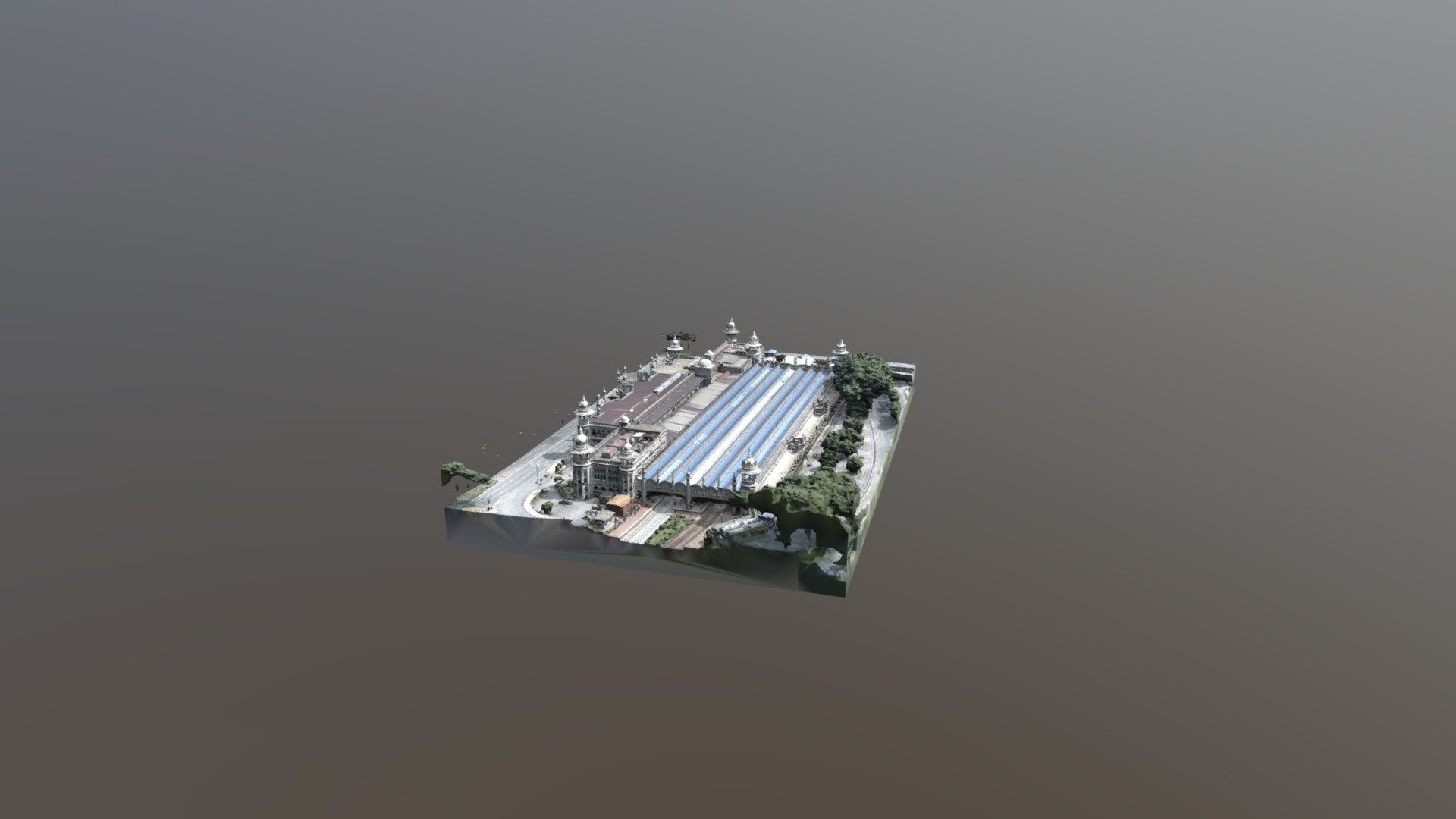 Kuala Lumpur Railway Station - 3D model by Squn [52e550b] - Sketchfab