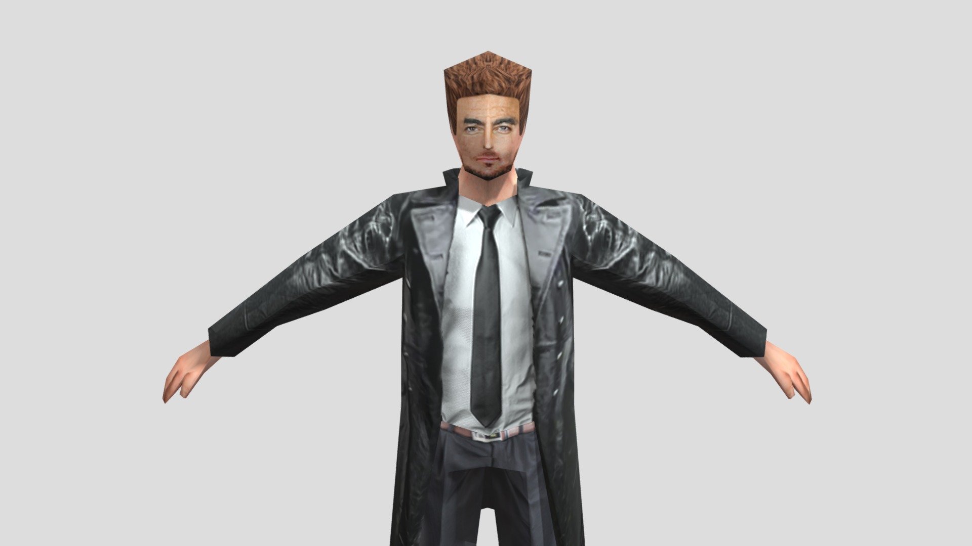 low-poly-detective - 3D model by BigFar [52e624c] - Sketchfab