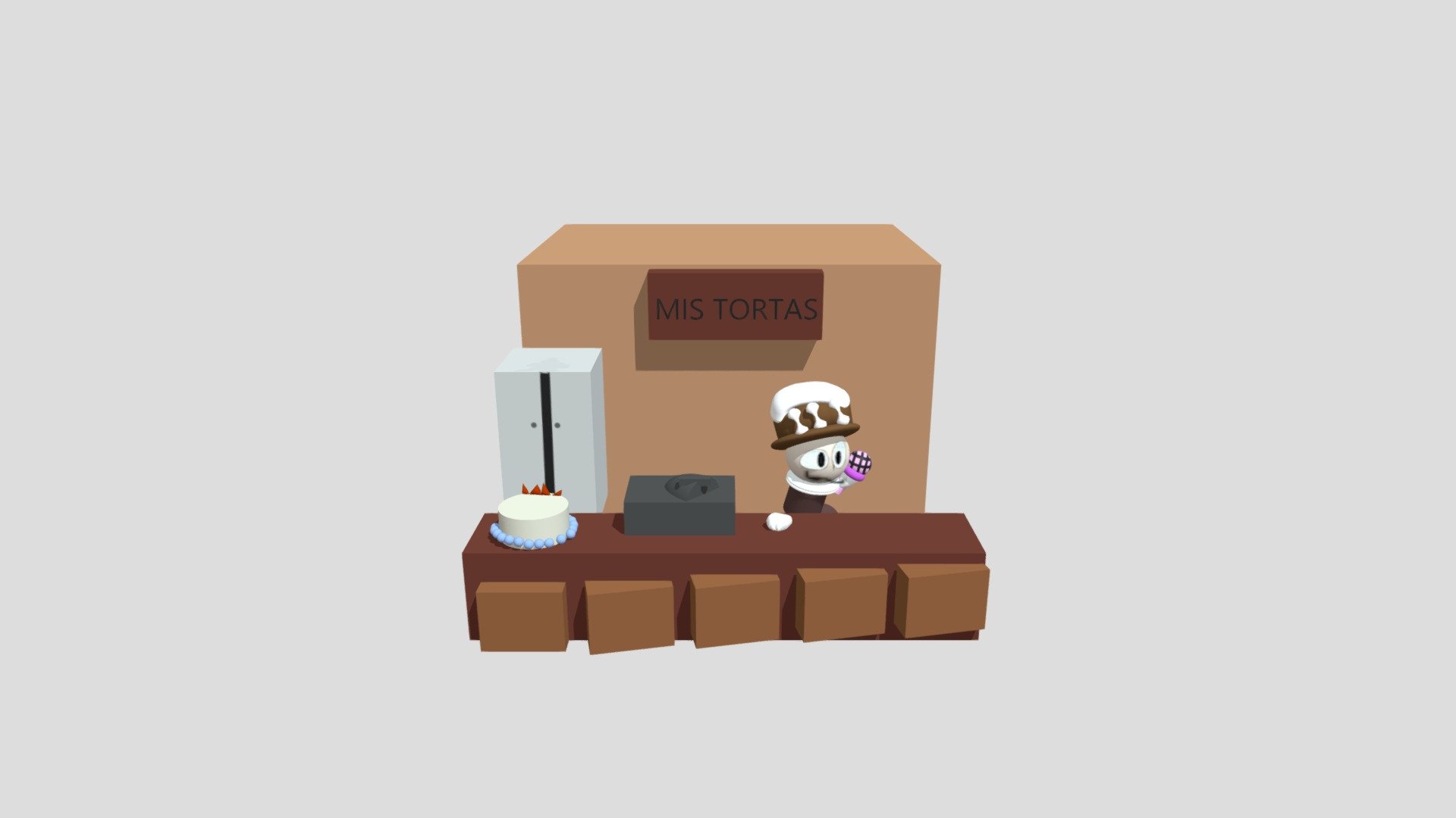 Caked Up - 3D model by yacojoavega [52e90da] - Sketchfab