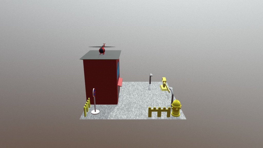 Toy Firehouse - 3D model by kcc15a [52eb431] - Sketchfab