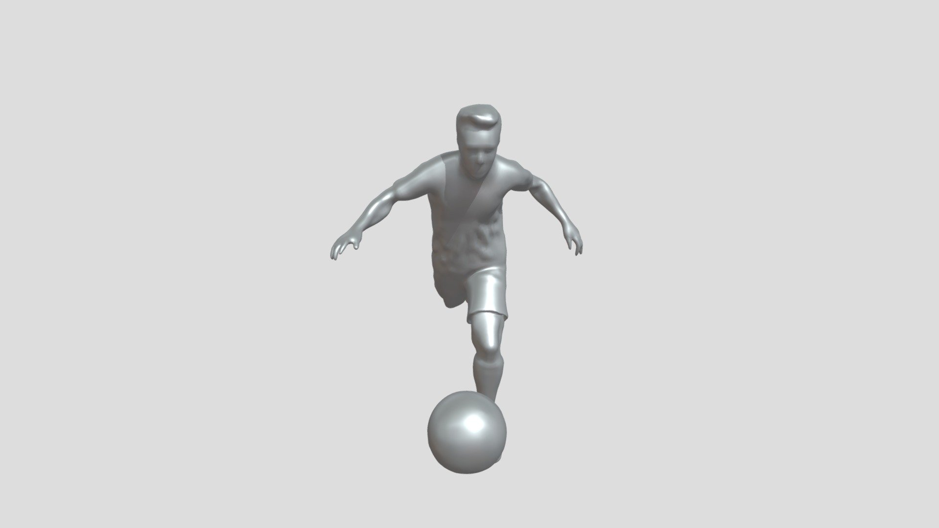soccer player in motion - 3D model by nikhil99 (@nikhil4499) [52ec186 ...