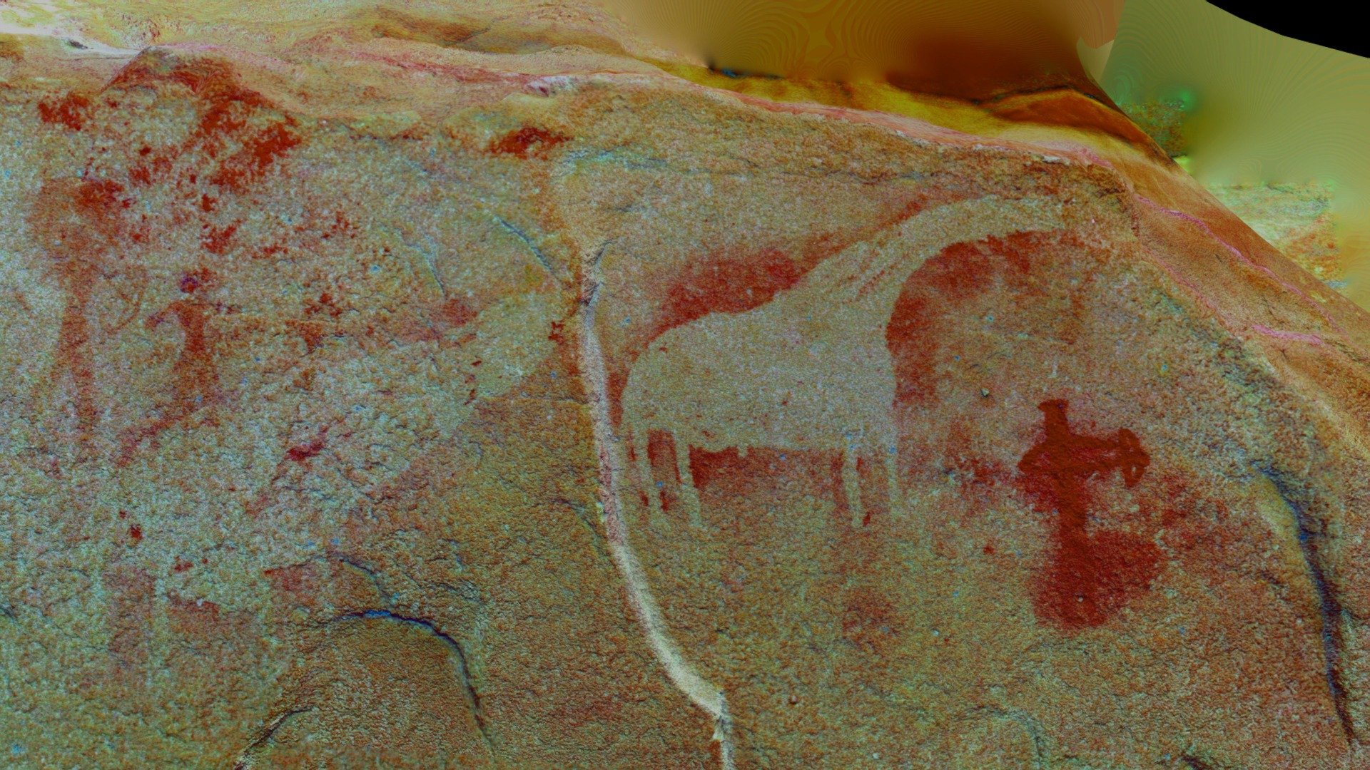 The Gherbescina Stencils (Ennedi, Chad) - 3D model by Alessandro ...