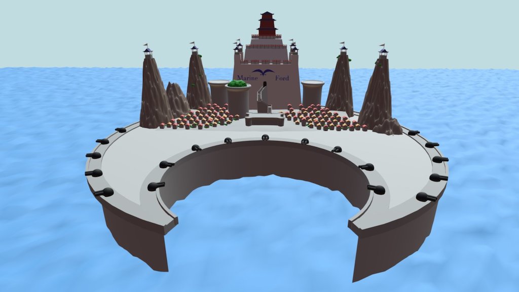 Marineford - 3D model by Michael Ruiz (@mikeruiz18) [52f089c] - Sketchfab