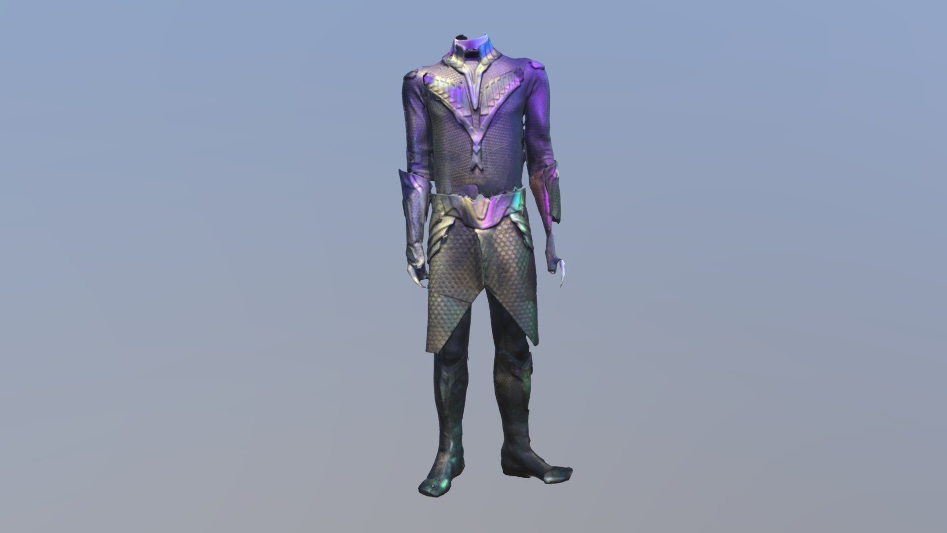 King Nereus Armor (Aquaman) - Download Free 3D model by David Wigforss ...