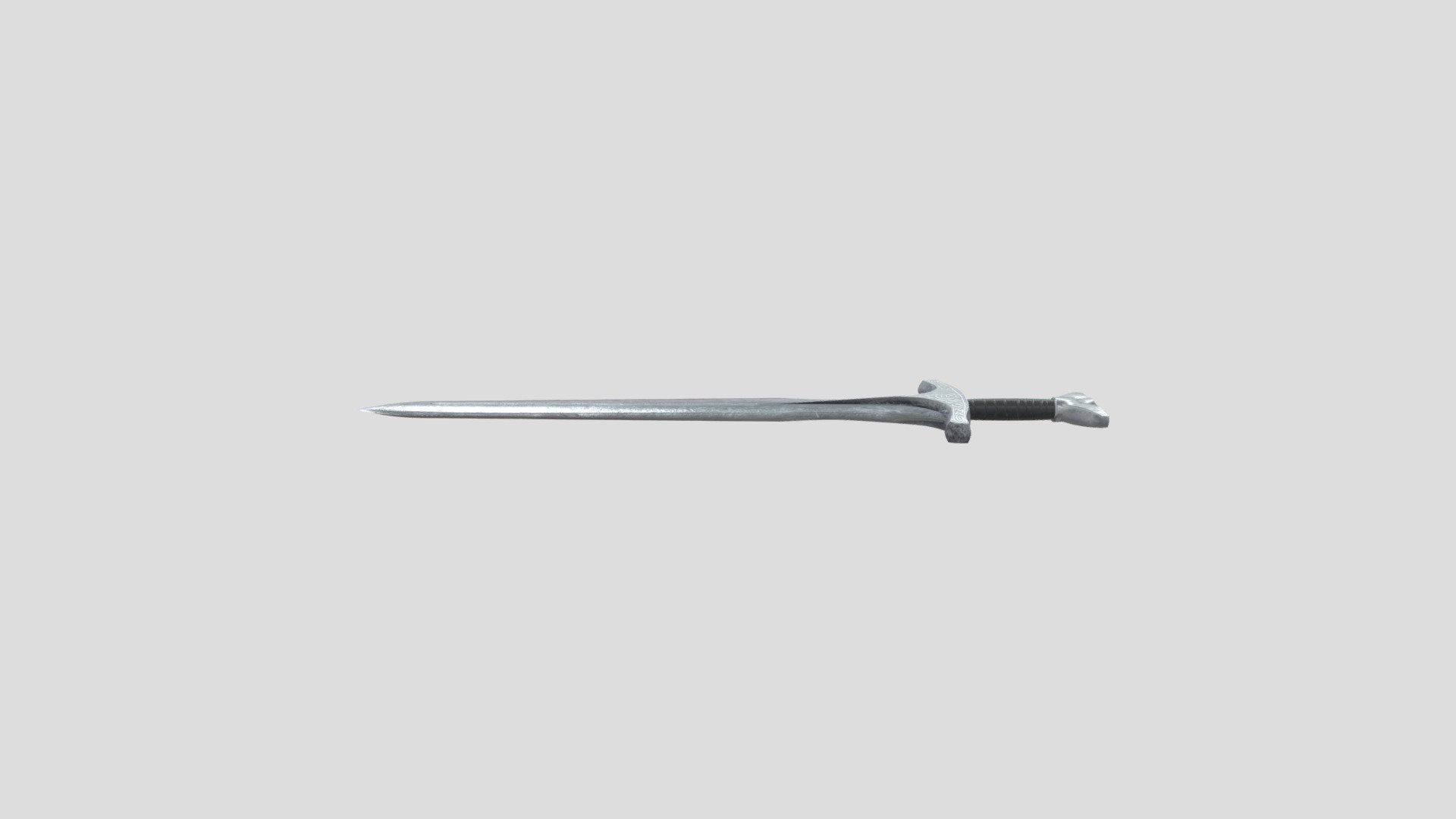 Steel Sword - 3D model by polarisx3 [52f12c7] - Sketchfab