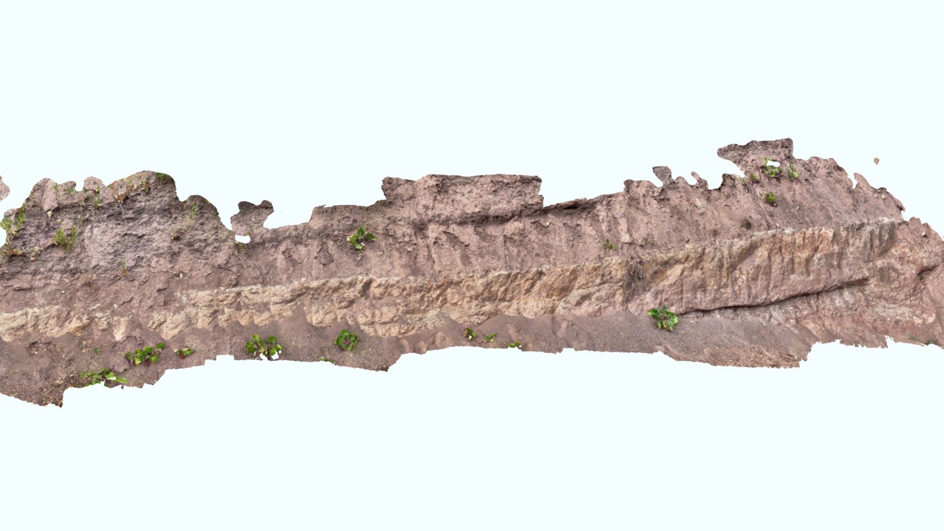 Arkoses et argilites stratifiées - Download Free 3D model by Ecole ...