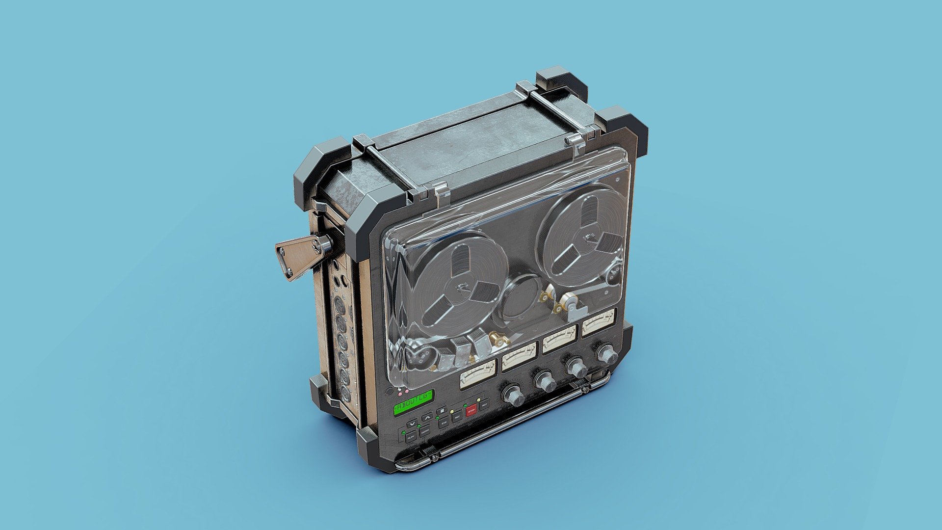 NAGRA D-II TB4 Alpha - 3D model by Freepoly.org (@blackrray) [52f4b0f ...