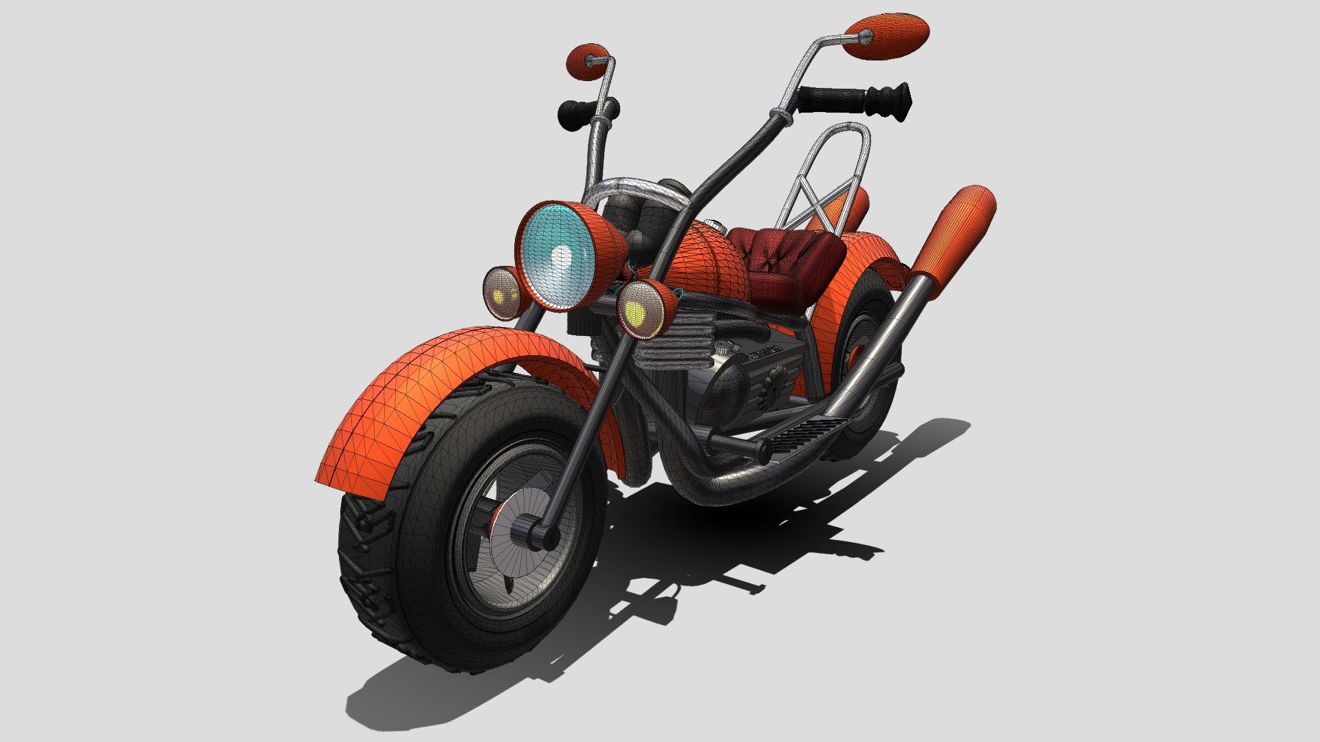 Motorcycle - 3D model by Ian.Crighton [52f4d1e] - Sketchfab