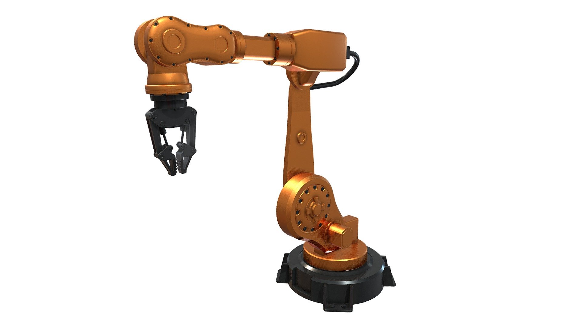 Robotic Arm - 3D model by Vipmay [52f6f19] - Sketchfab
