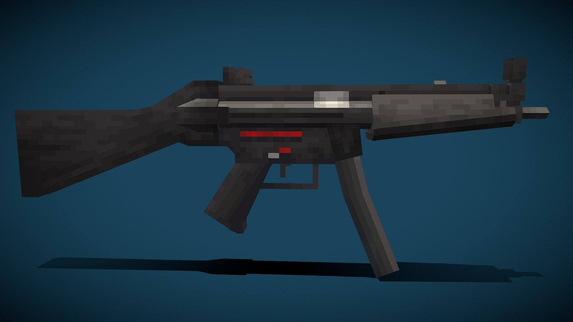 Mp5a2 low poly - 3D model by MMecha [52f72fc] - Sketchfab