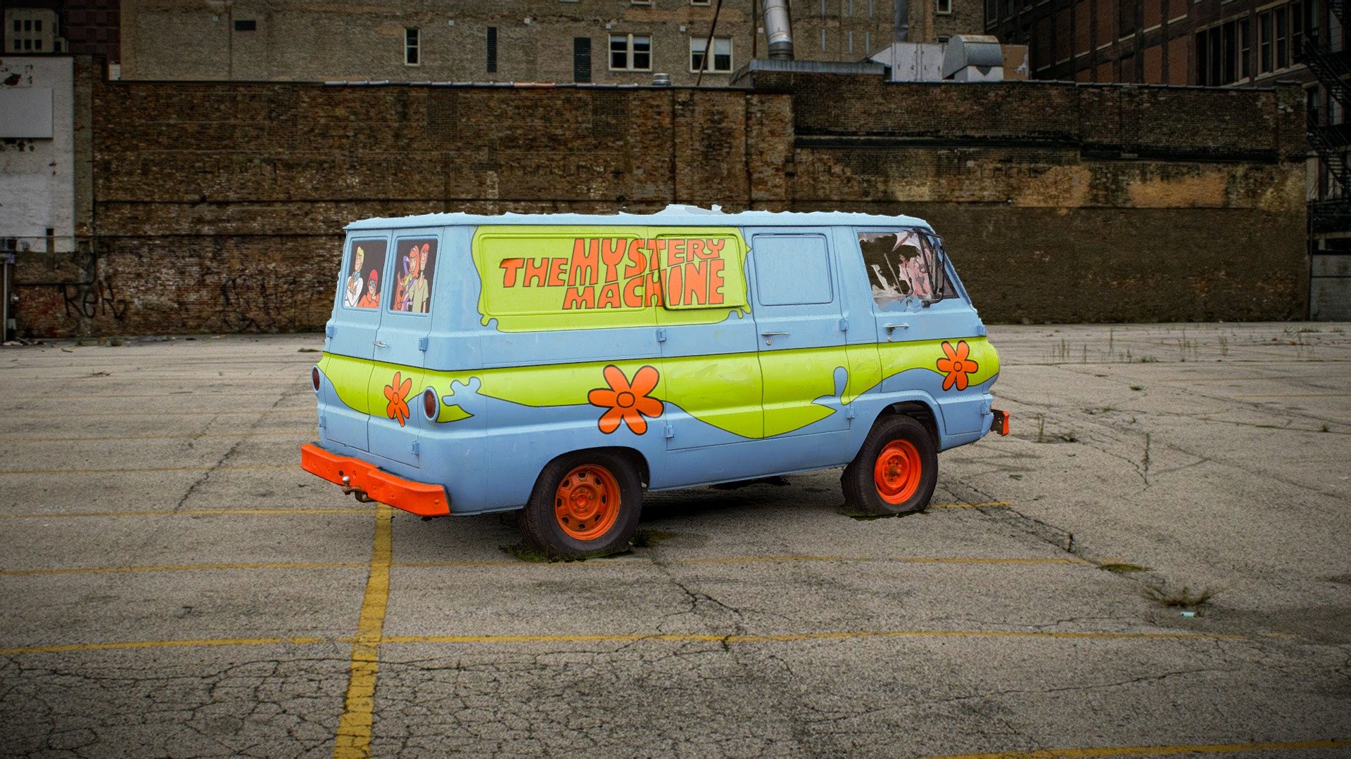 Mystery Machine Raw Photoscan - Buy Royalty Free 3D model by ...