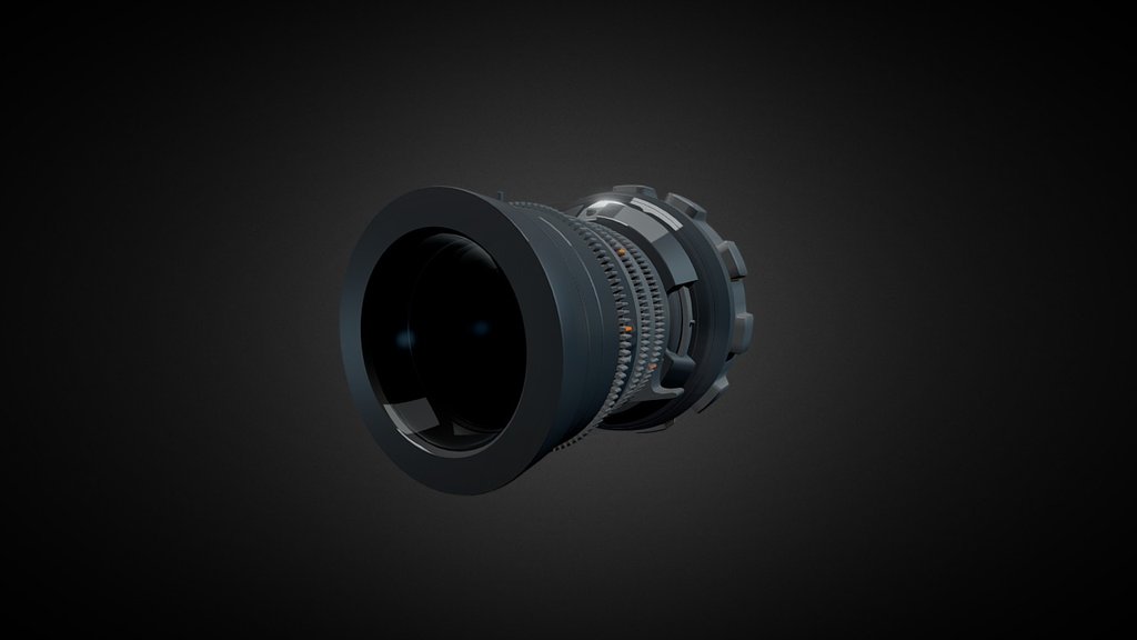 CAMERA LENS - 3D model by brusher105 [52f7eab] - Sketchfab
