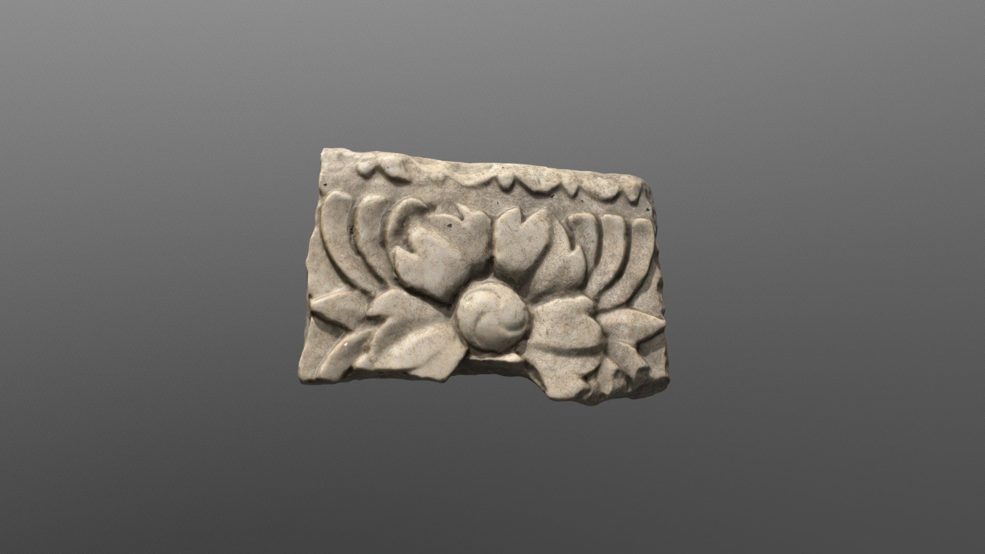 Marble rosette - 3D model by ApollineProject [52fa0b9] - Sketchfab