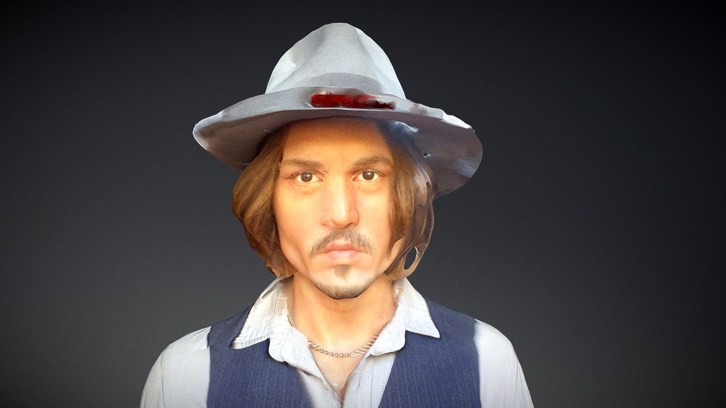 johnny depp - Download Free 3D model by tipatat [52fa8f6] - Sketchfab