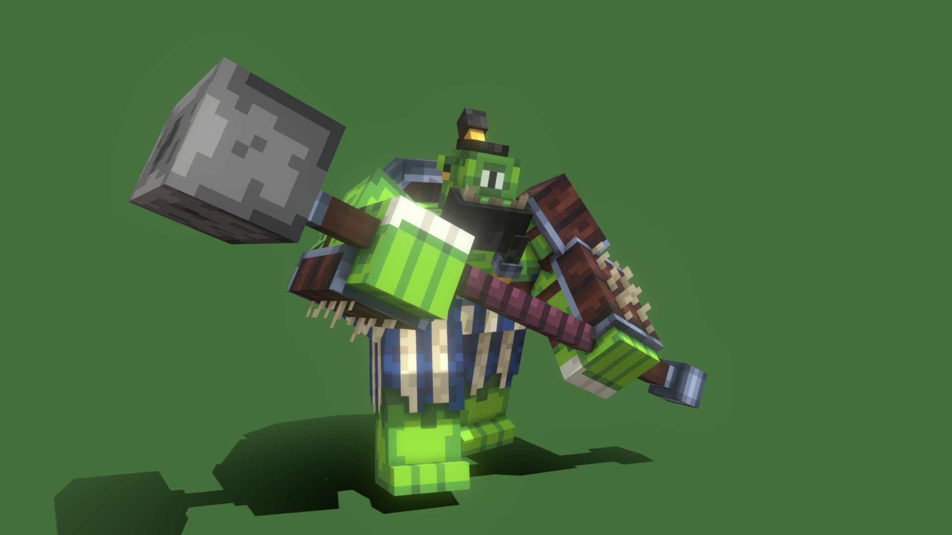 ORC BOSS - 3D model by EthanMC3D [52fb0a3] - Sketchfab